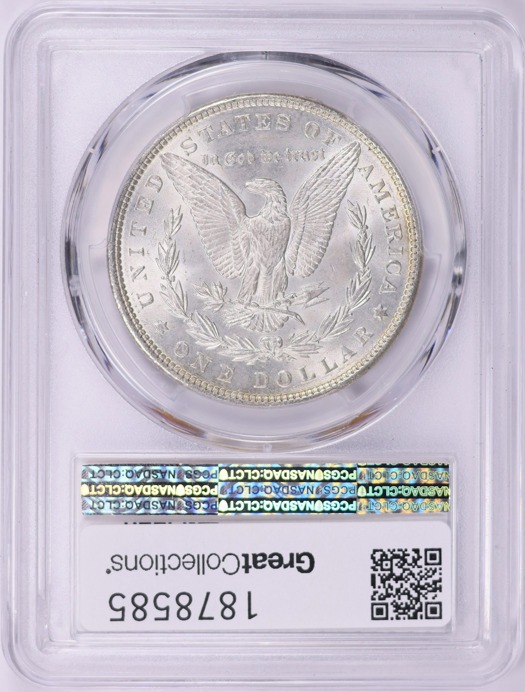 1890 Morgan Silver Dollar PCGS MS-64 (Item 1878585) | GreatCollections Coin Auctions