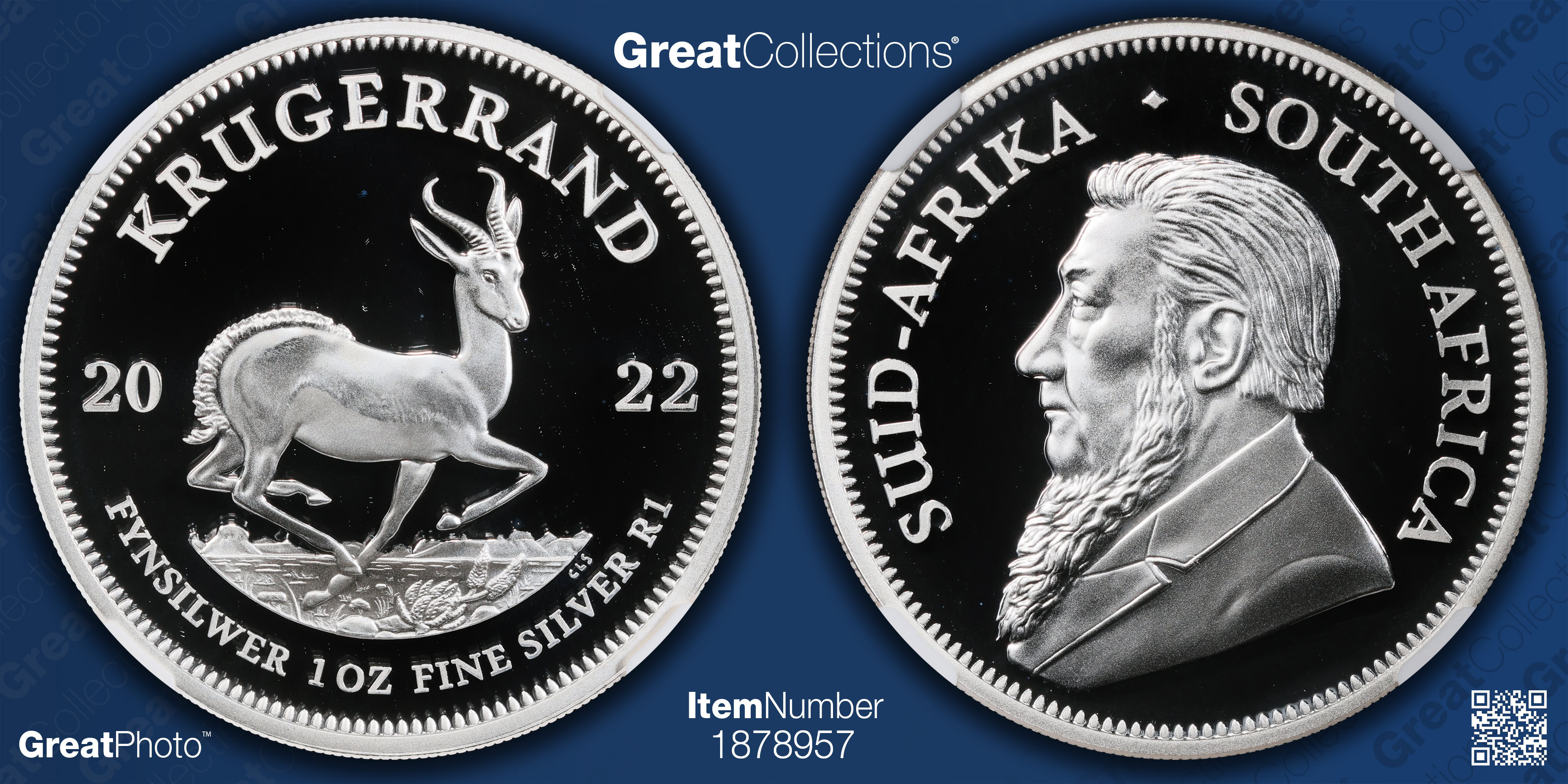 South Africa 2022 Silver Rand 5th Anniversary KM-691 NGC Proof-70 UC ...
