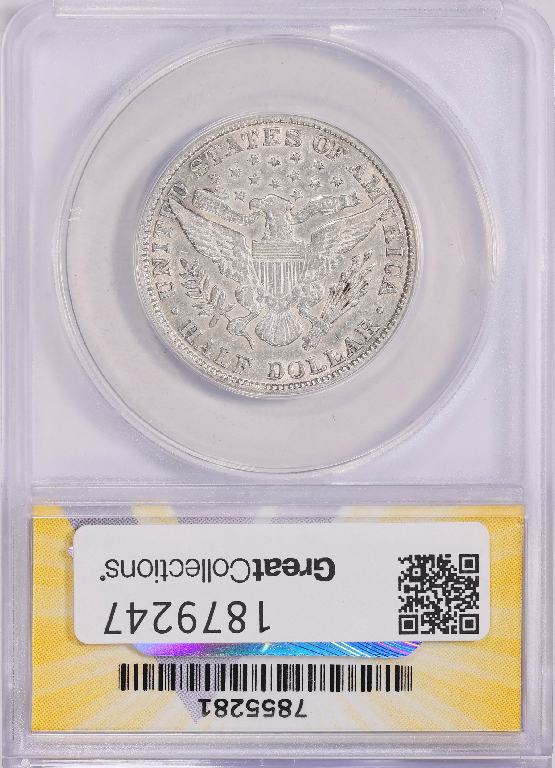 1907 Barber Half Dollar ANACS XF-45 Details (Item 1879247) | GreatCollections Coin Auctions