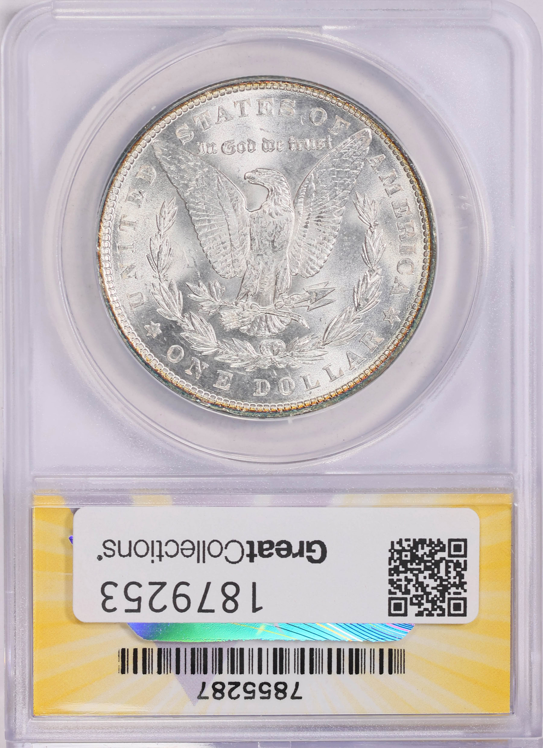1886 Morgan Silver Dollar ANACS MS-62 (Item 1879253) | GreatCollections Coin Auctions