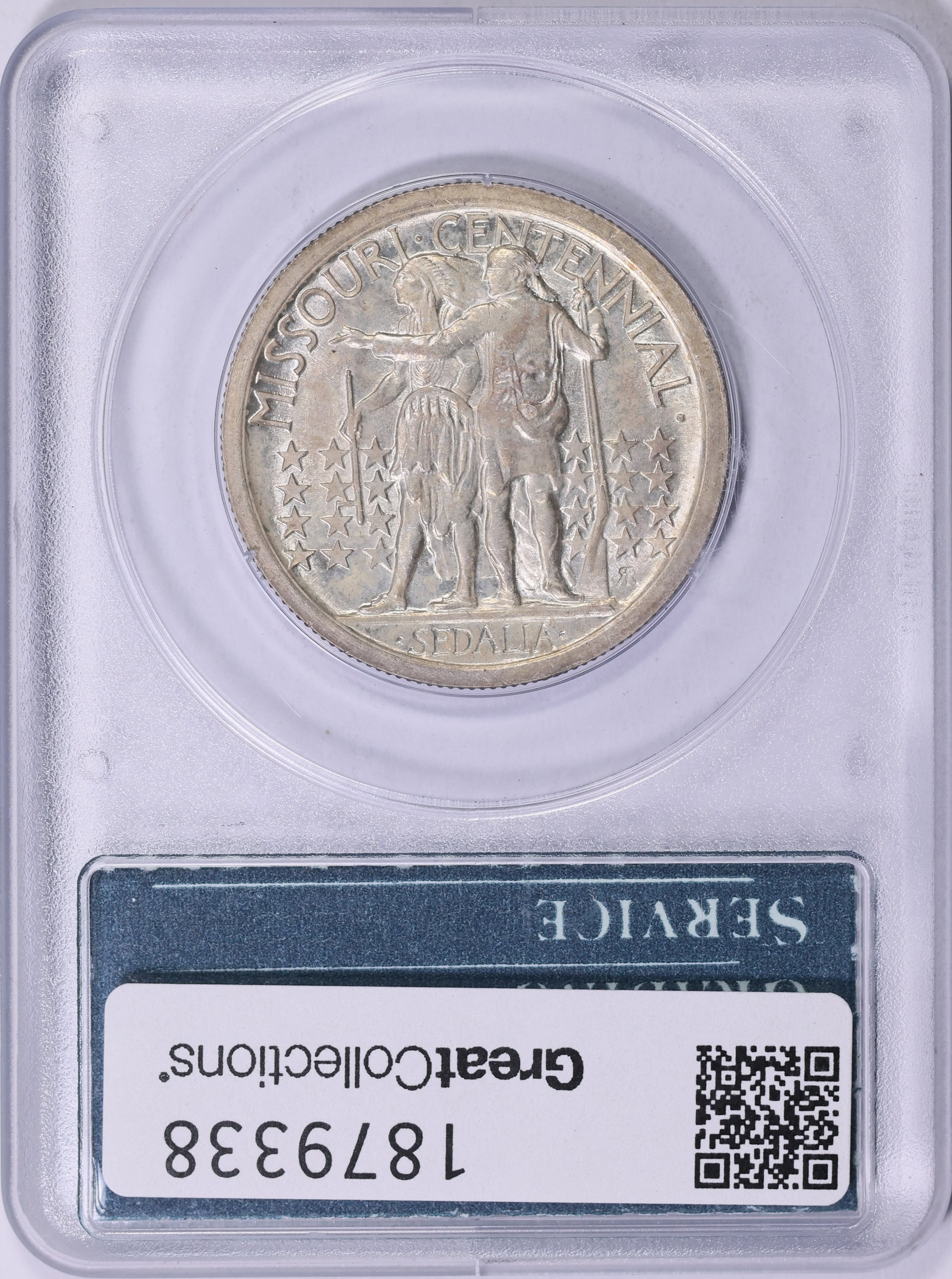1921 Missouri Centennial Half Dollar PCGS MS-62 OGH (1st Gen) (Item ...
