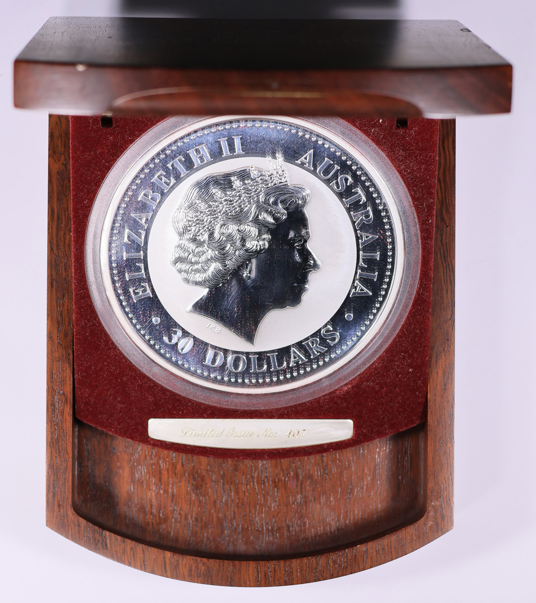 Australia 2002 Colorized Silver $30 Lunar Series Year of the Horse Kilo ...