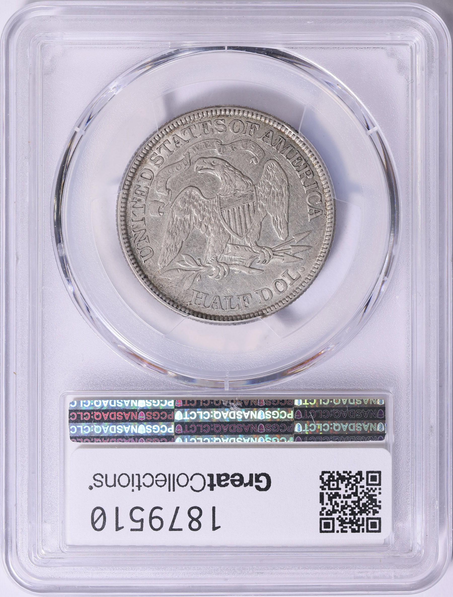 1870 Seated Liberty Half Dollar PCGS XF-40 (Toned) (Item 1879510) | GreatCollections Coin Auctions