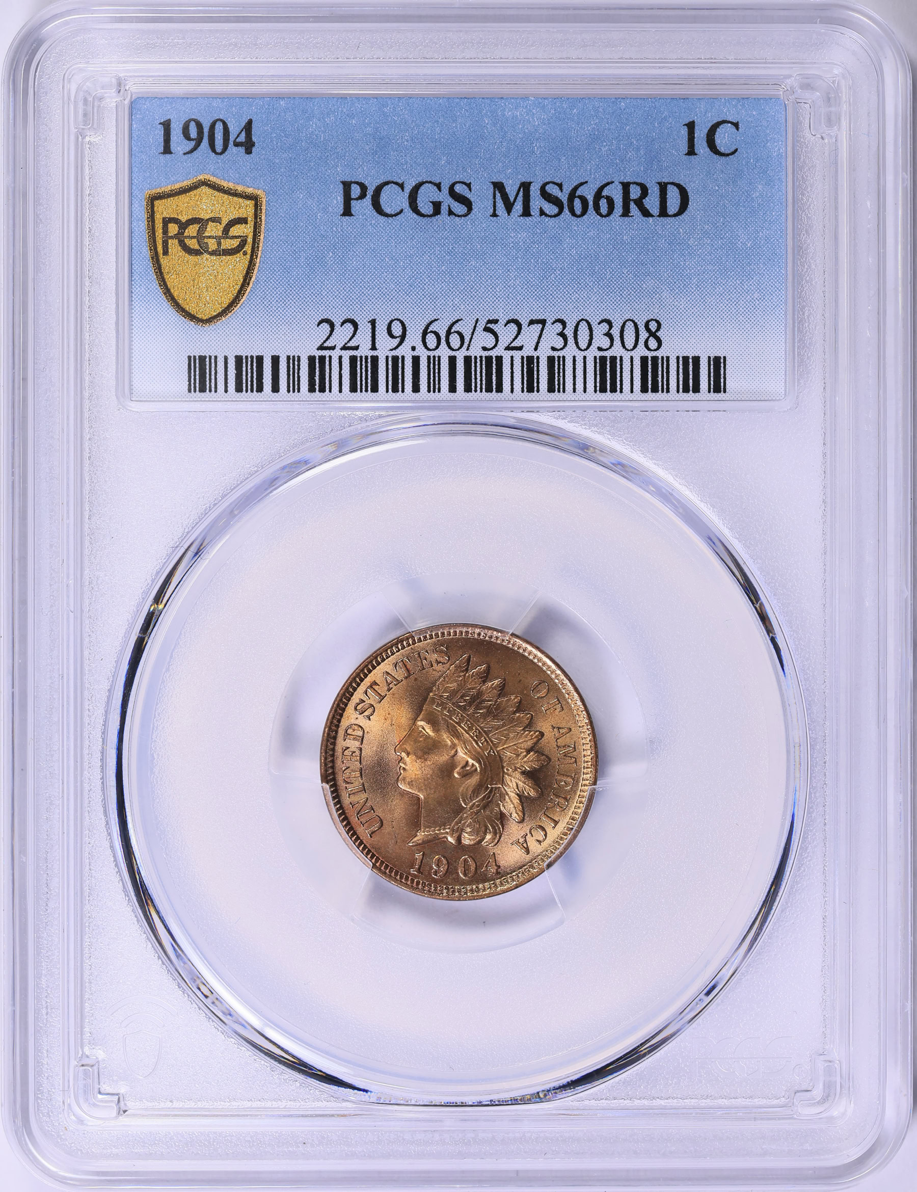 1904 Indian Cent PCGS MS-66 RD (Item 1879534) | GreatCollections Coin Auctions