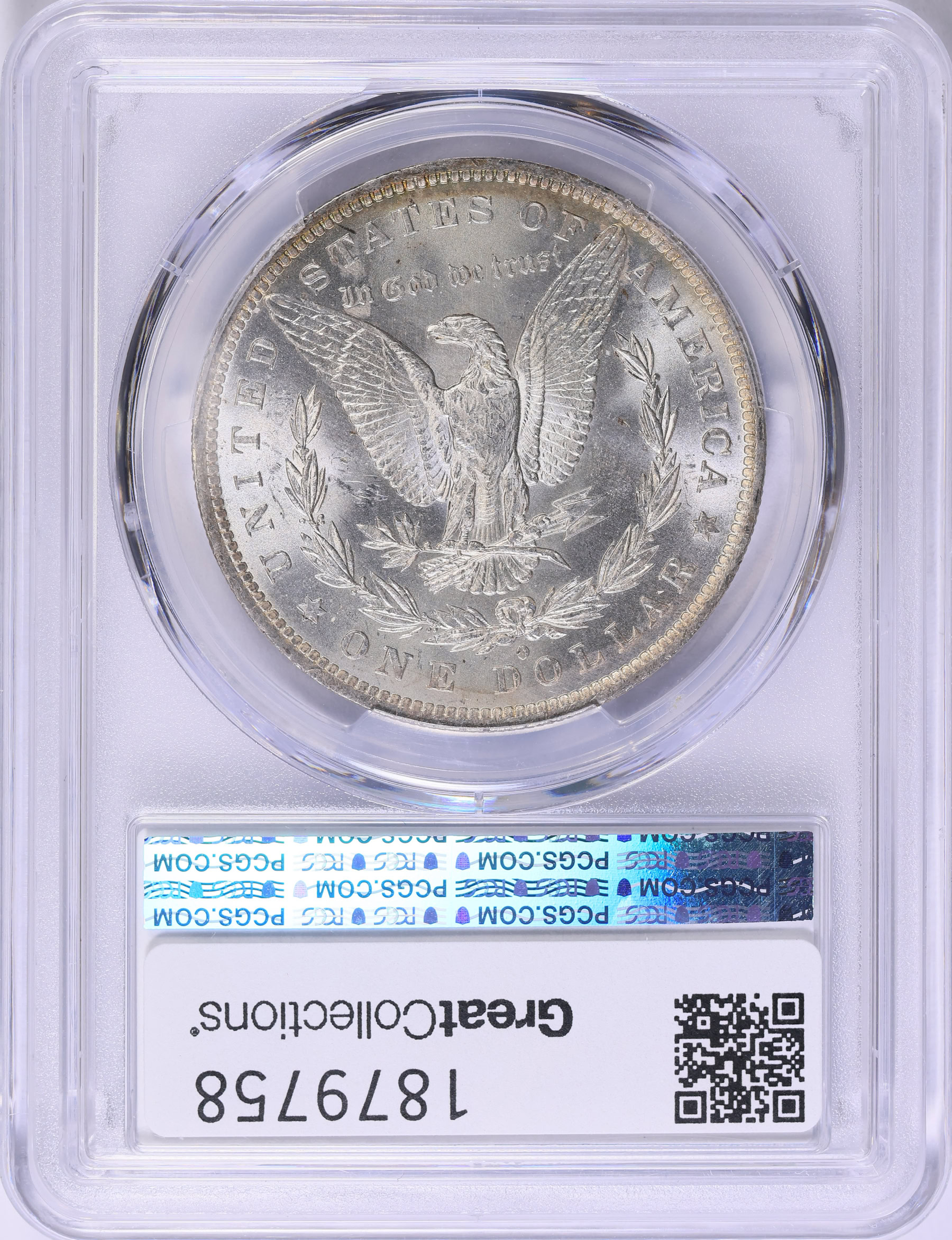 1883-O Morgan Silver Dollar PCGS MS-64 (CAC Green) (Toned) (Item 1879758) | GreatCollections ...