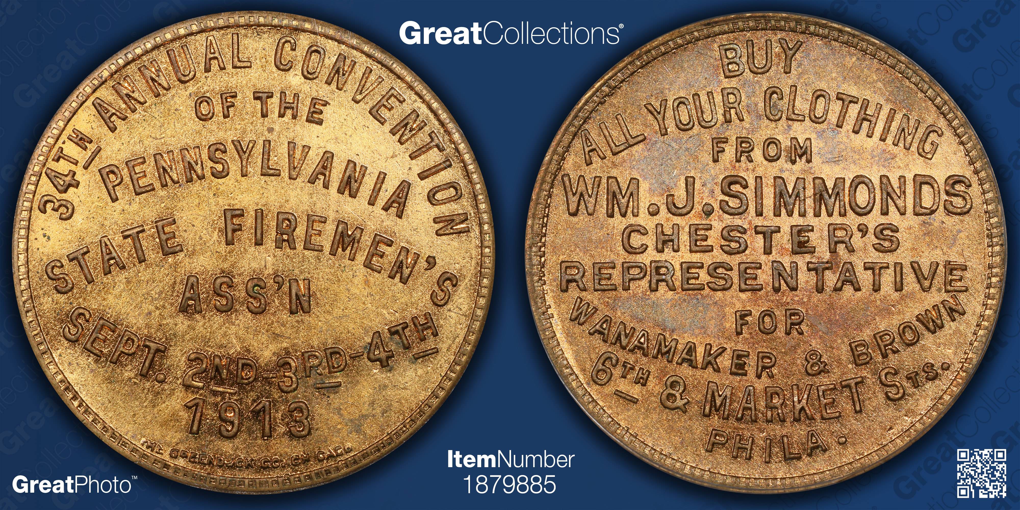1913 Pennsylvania State Firemen's Association 34th Annual Convention ...