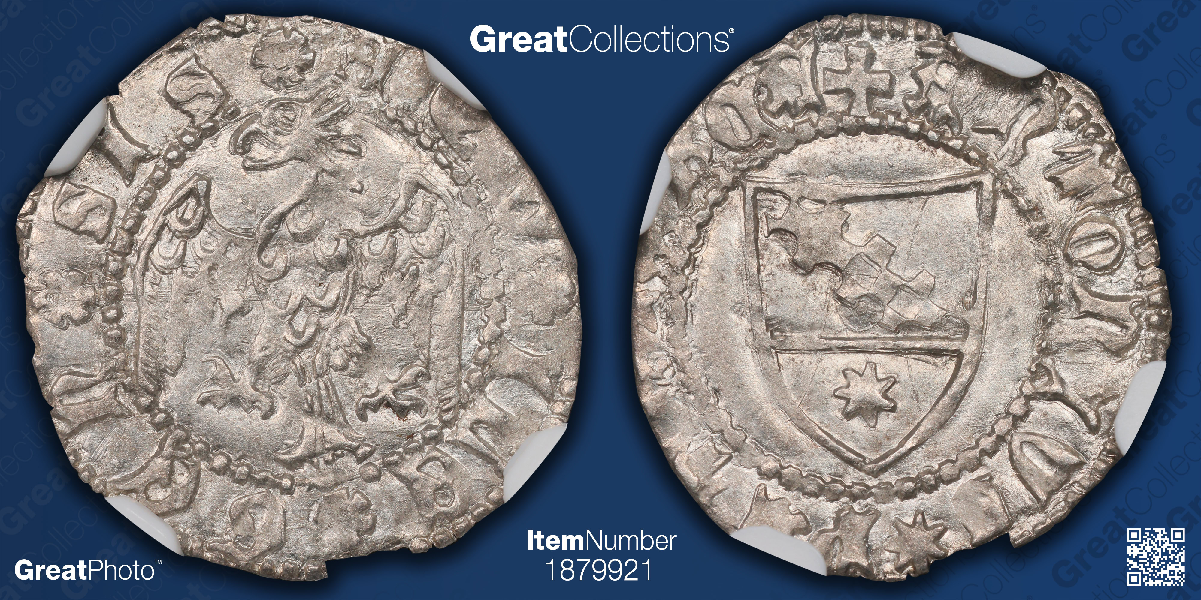 Italy - Aquileia 1402 Silver Denaro of Antonio II Panciera ND (1402-11 ...