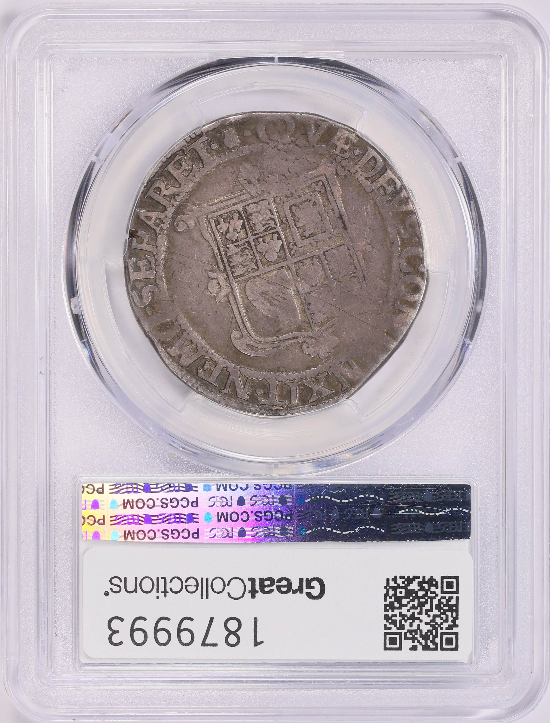 Scotland ND (1567-1625) Silver 30 Shillings of James VI English Arms in ...