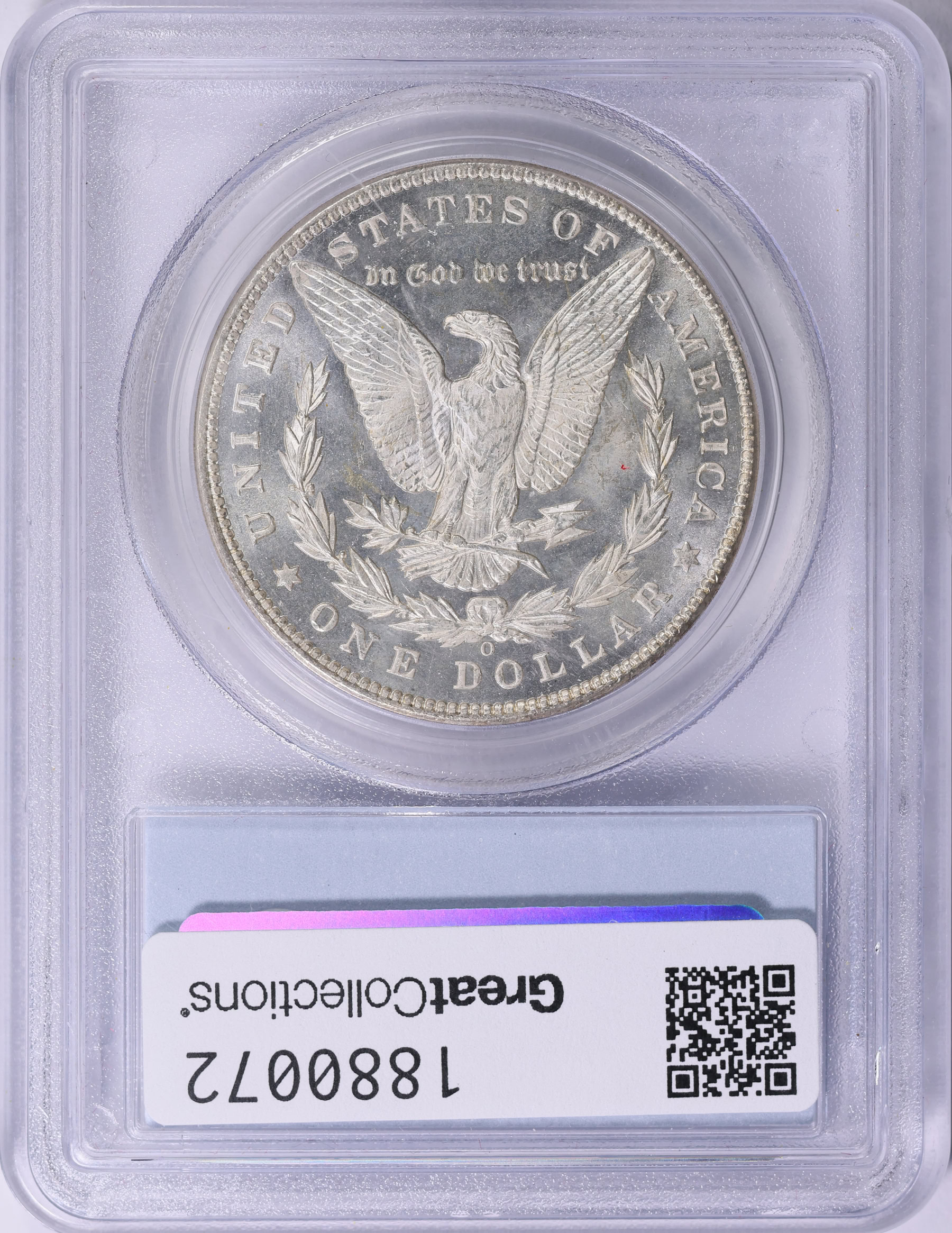 1898-O Morgan Silver Dollar PCGS MS-64 PL (Item 1880072) | GreatCollections Coin Auctions