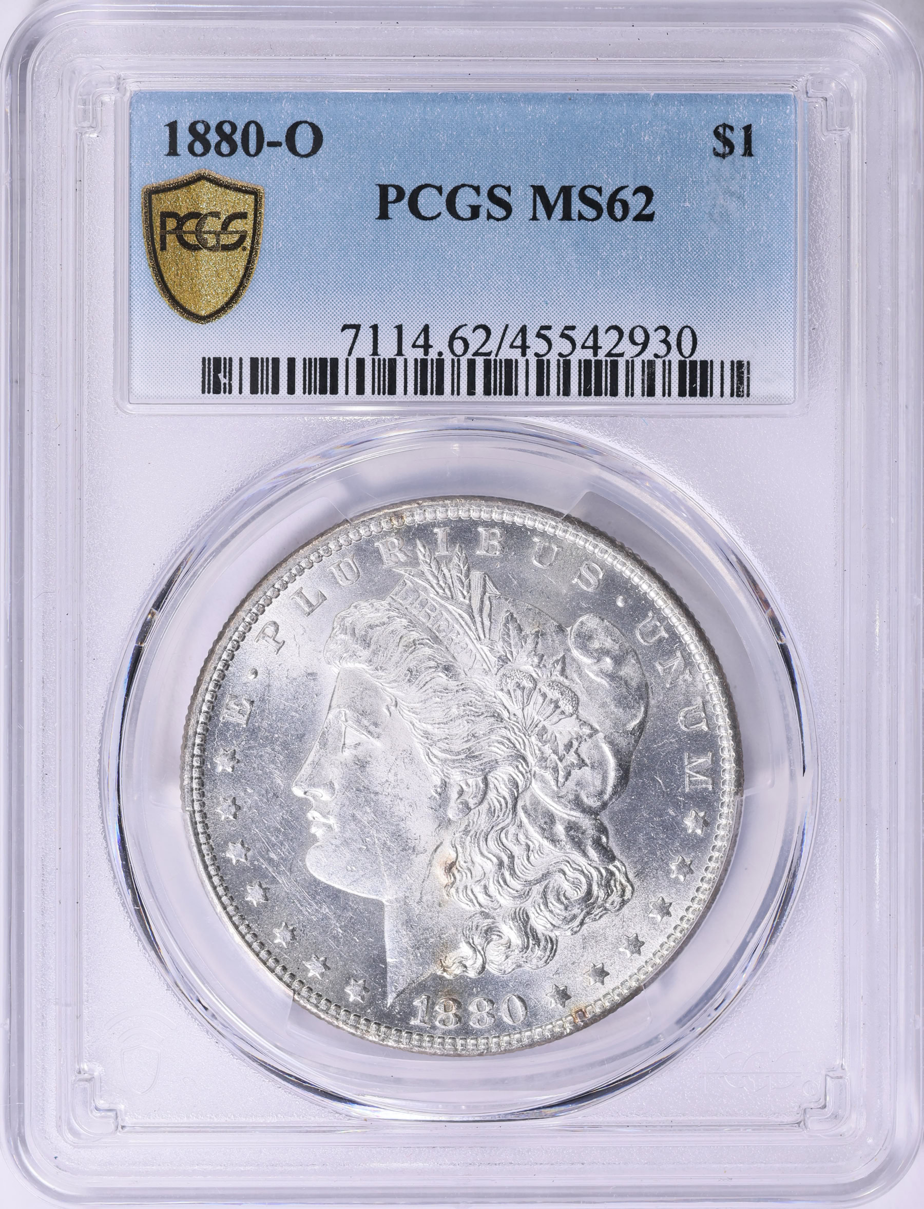 1880-O Morgan Silver Dollar PCGS MS-62 (Item 1880083) | GreatCollections Coin Auctions