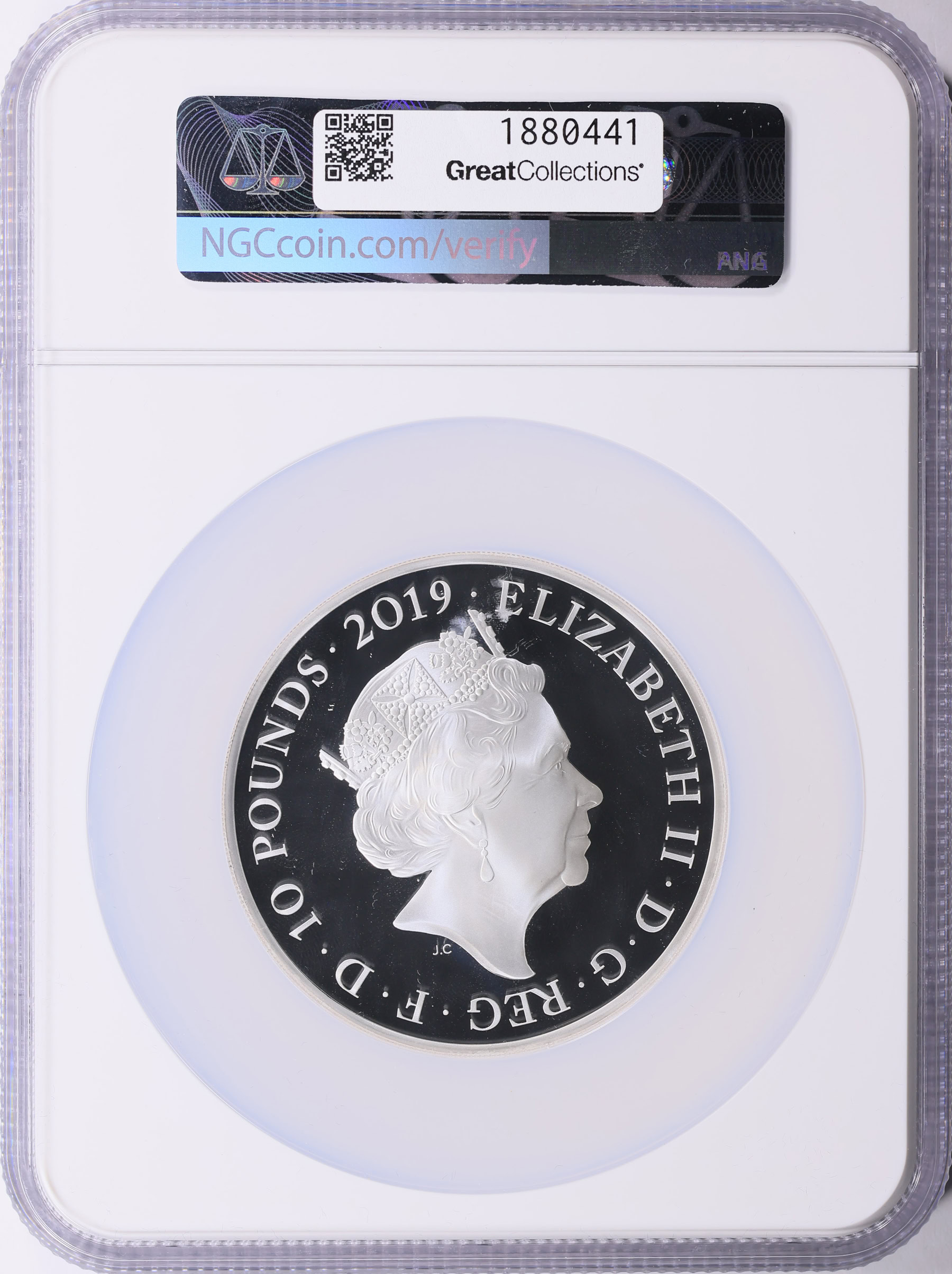 Great Britain 2019 Silver £10 Tower of London The Legend of the Ravens ...