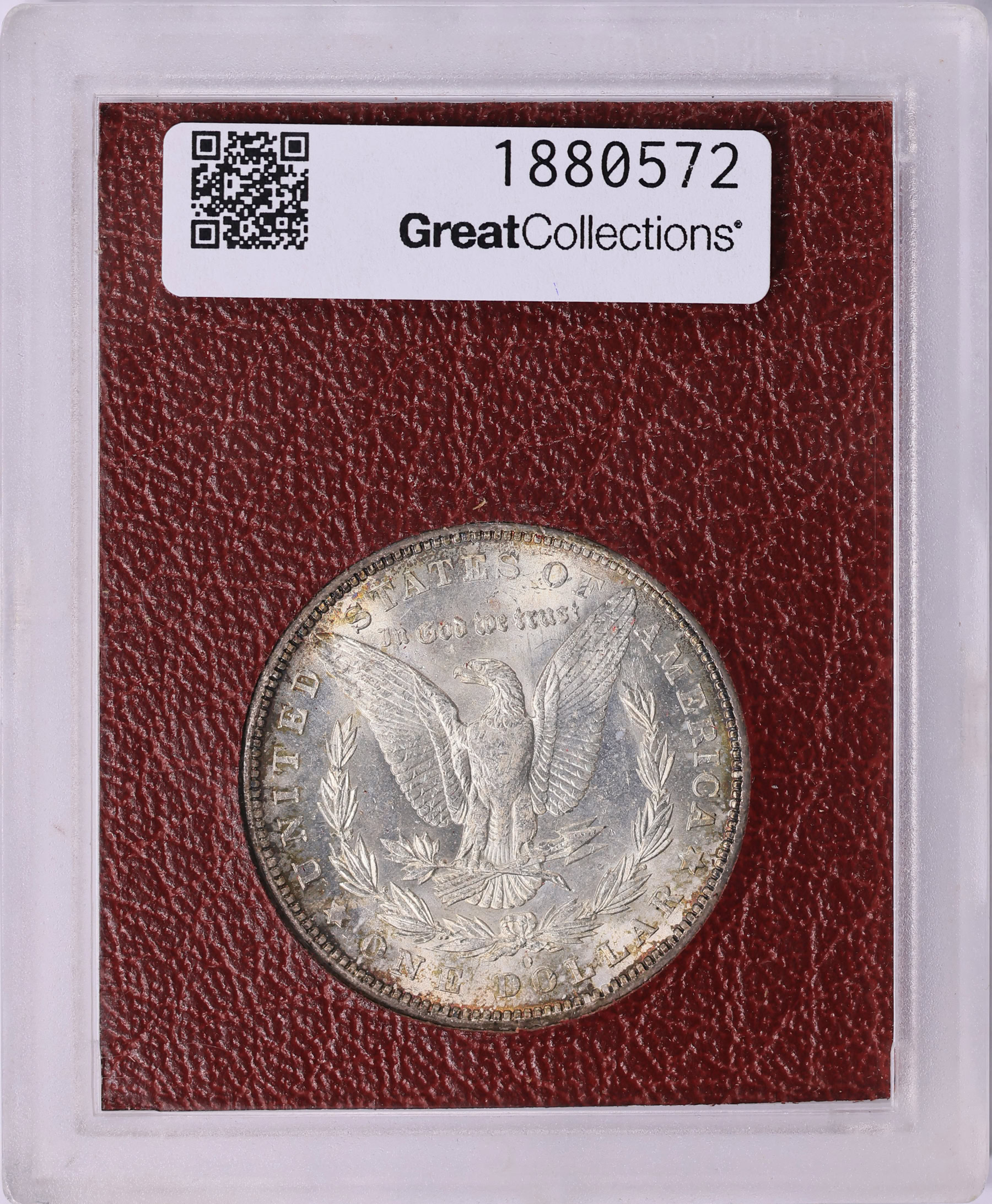 1904-O Morgan Silver Dollar MS-65 (Toned) (Paramount Red Holder) | Cert ...