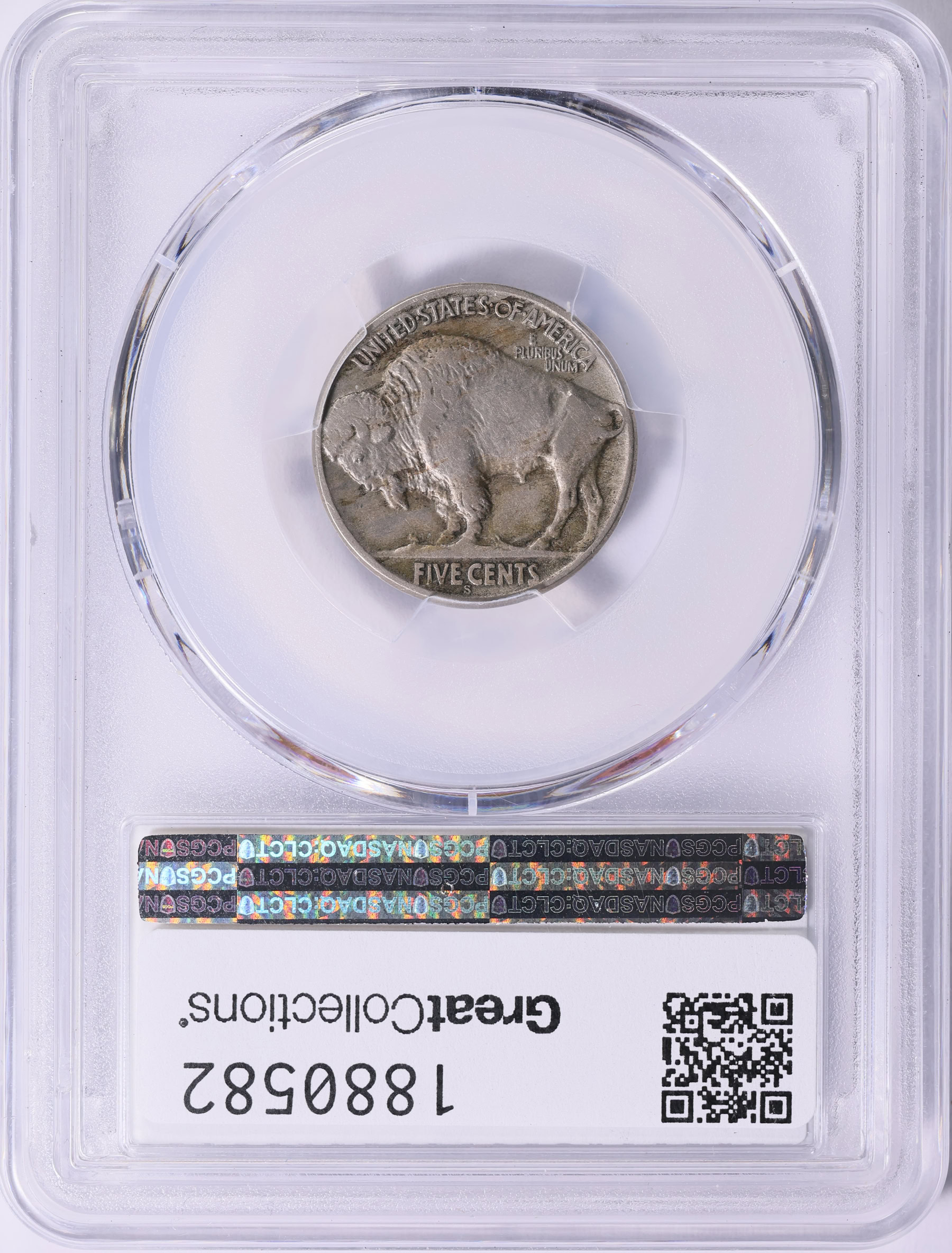 1921-S Buffalo Nickel PCGS VF-30 (Item 1880582) | GreatCollections Coin ...