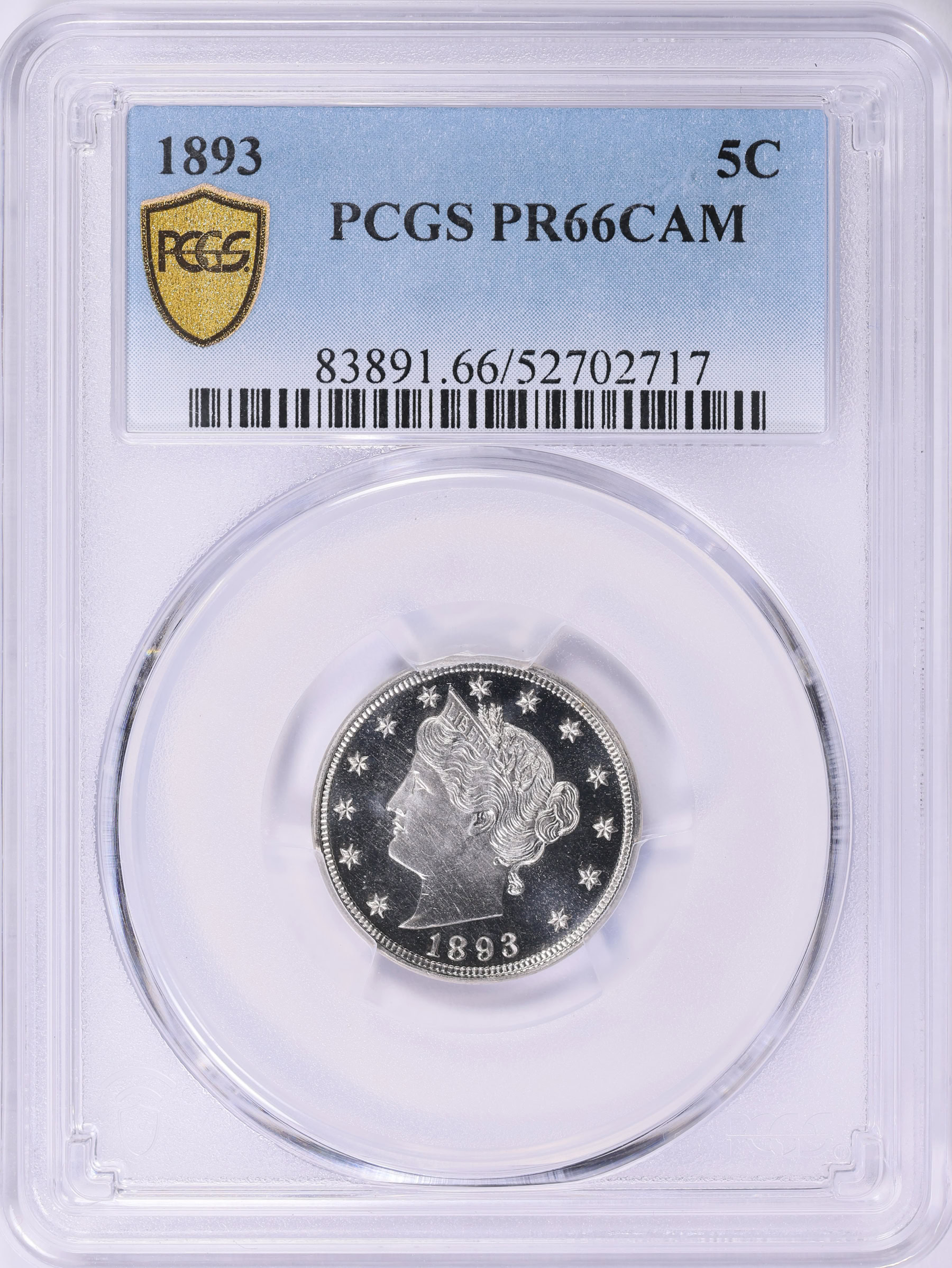 1893 Liberty Nickel PCGS Proof-66 CAMEO (Item 1880775 ...
