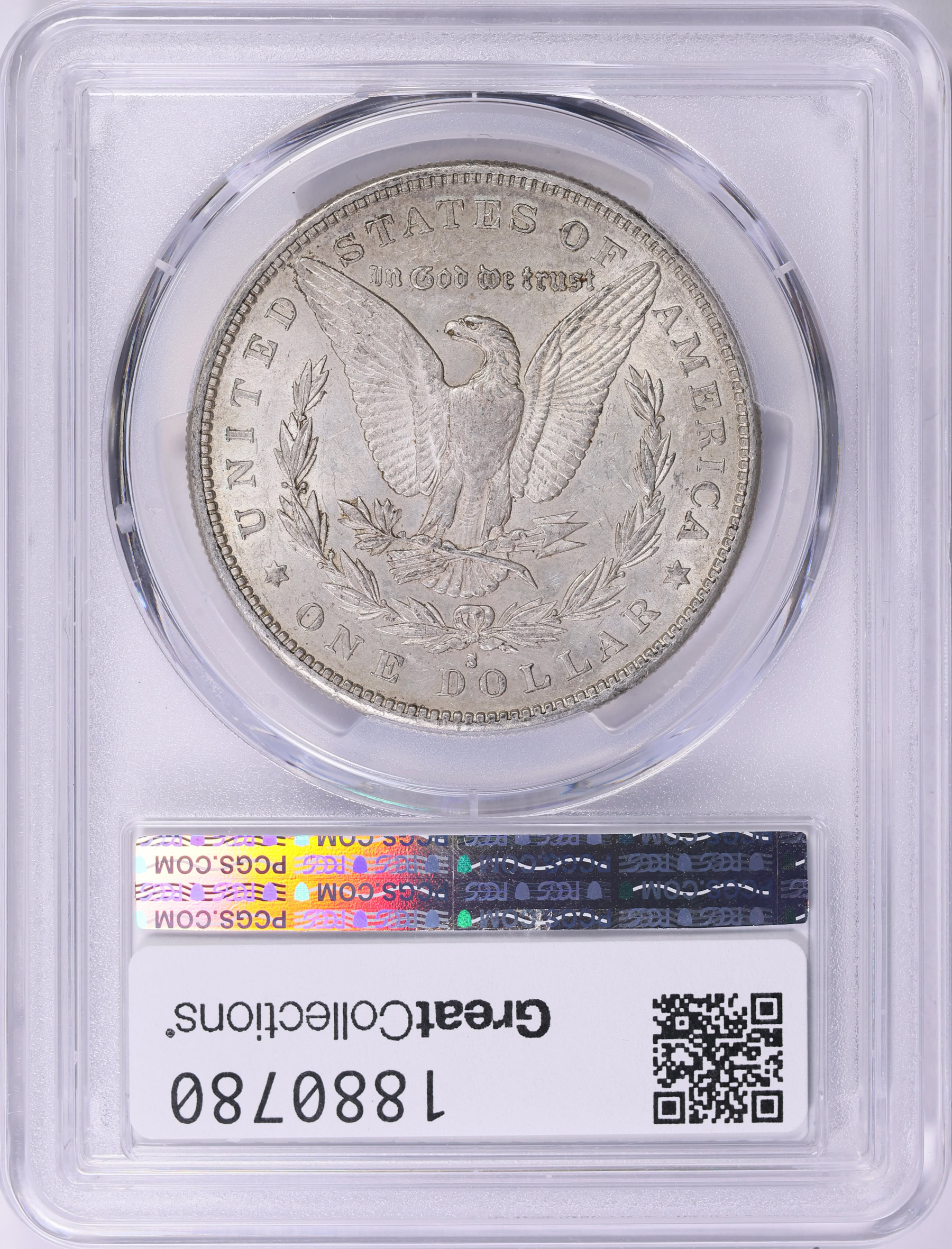1884-S Morgan Silver Dollar PCGS AU-58 (CAC Green) (Item 1880780) | GreatCollections Coin Auctions