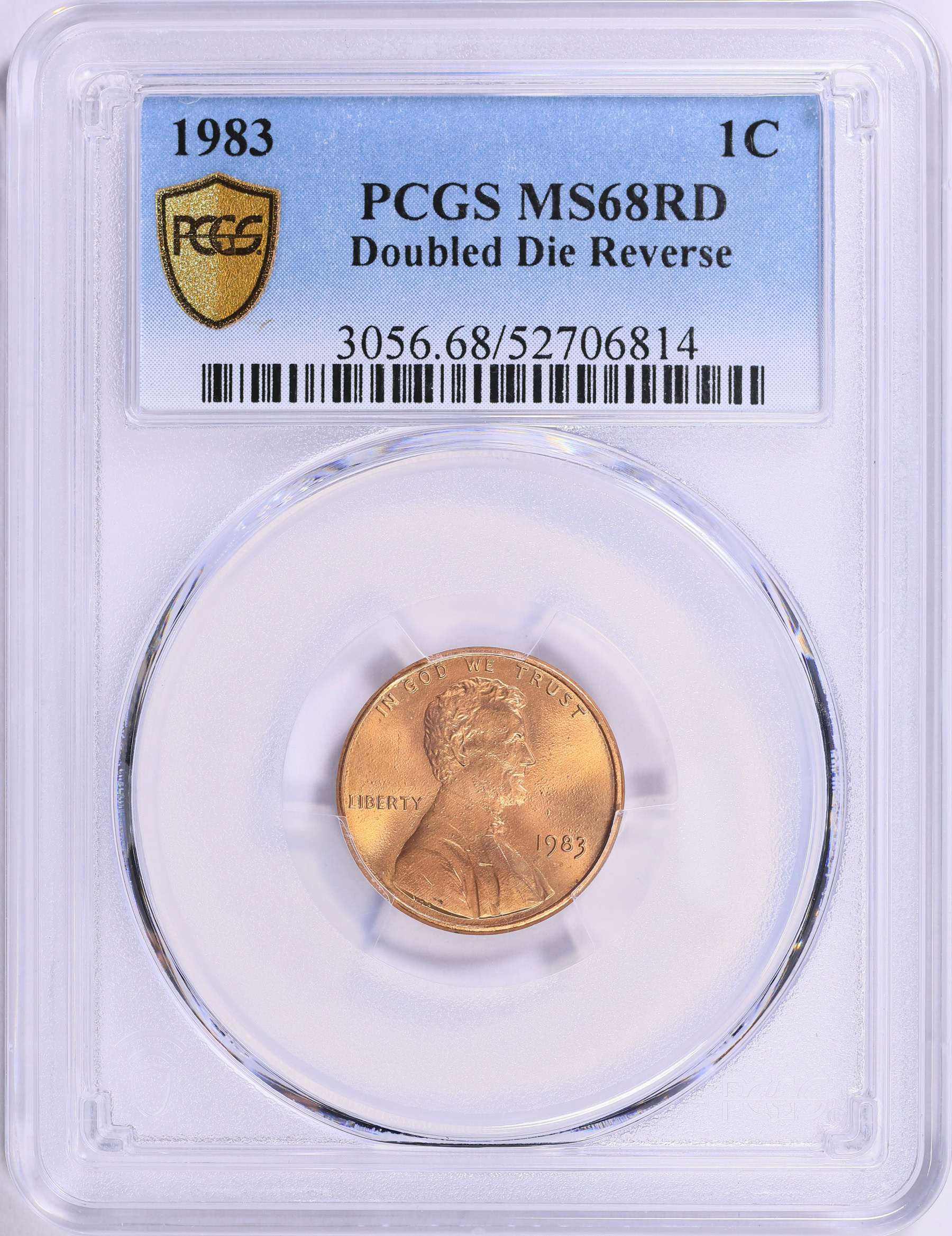 1983 Lincoln Cent Doubled Die Reverse PCGS MS-68 RD (Item 1880784 ...