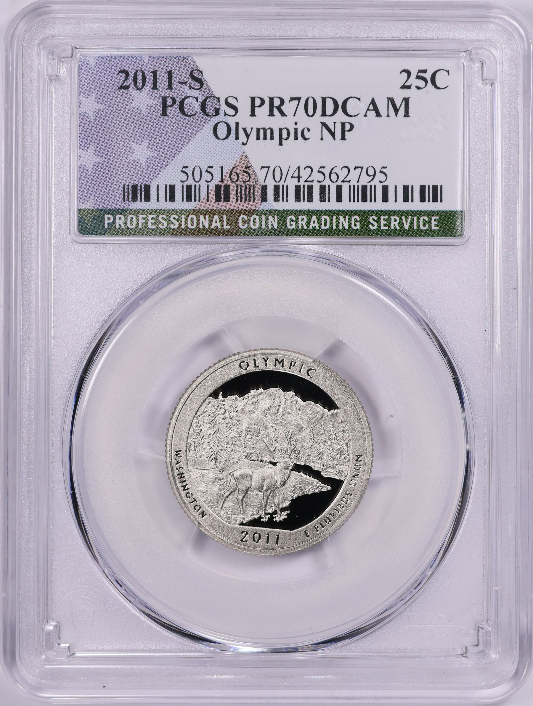 2011-S America the Beautiful Quarter Olympic PCGS Proof-70 DCAM (Item ...