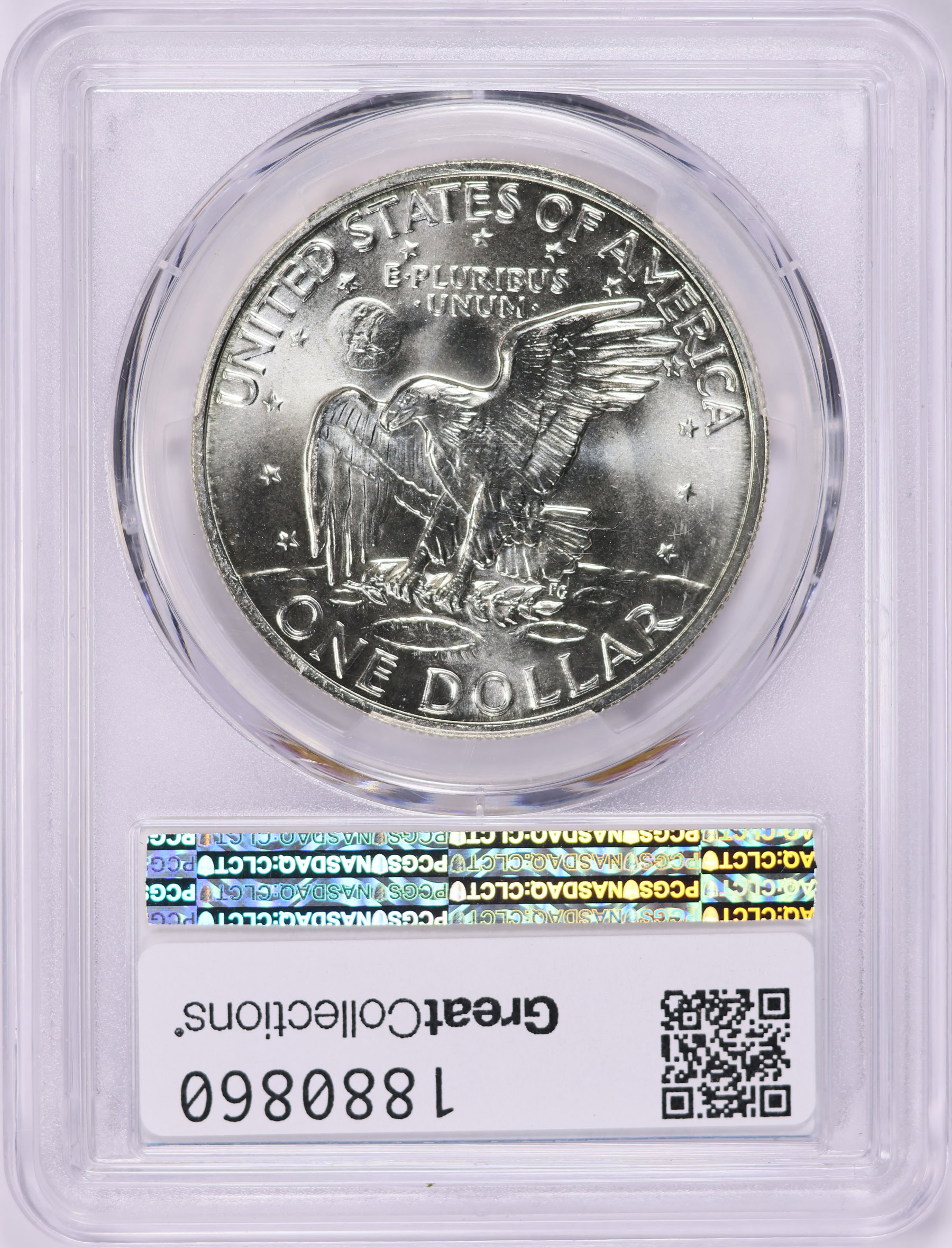 1972-S Eisenhower Dollar Silver PCGS MS-68 (Item 1880860) | GreatCollections Coin Auctions