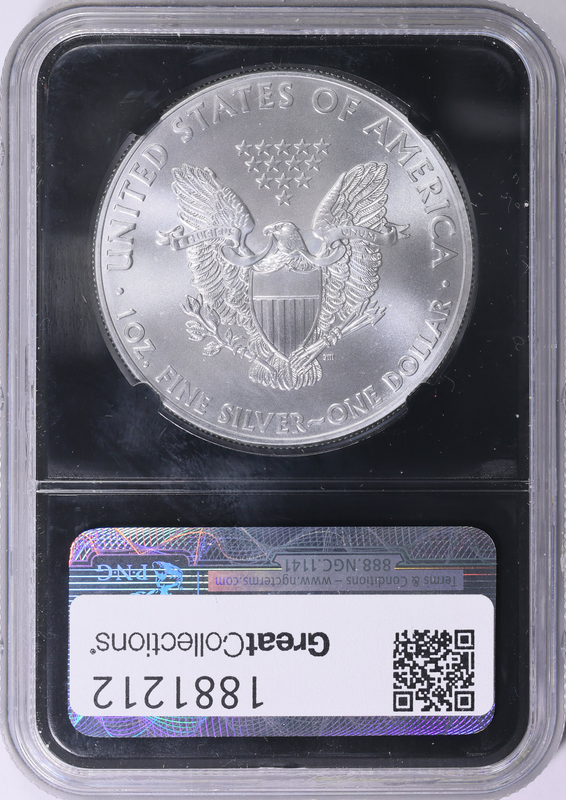 2012-(W) $1 Silver Eagle First Releases Struck at West Point NGC MS-70 (Item 1881212 ...