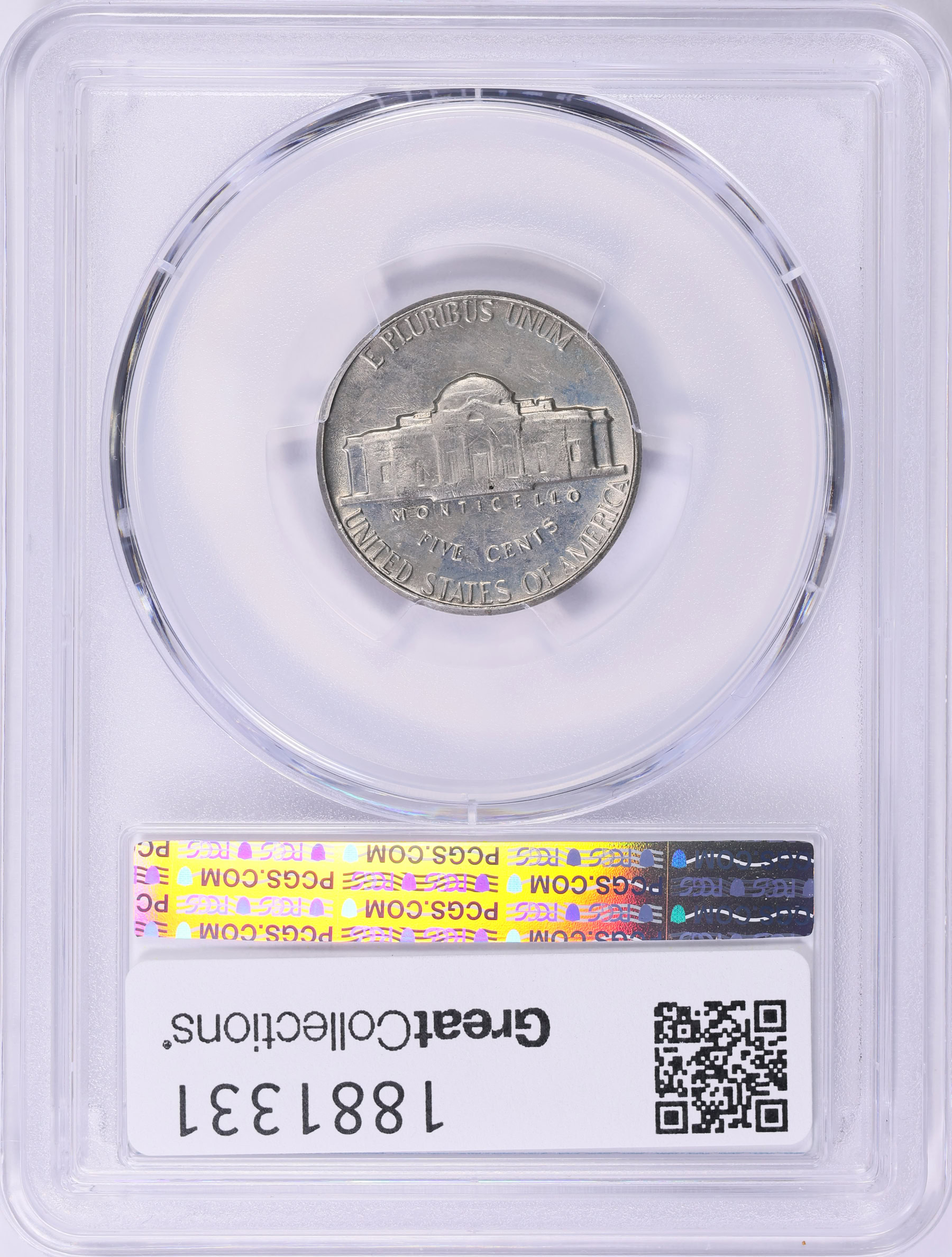 1969-S Jefferson Nickel PCGS MS-64 (Item 1881331) | GreatCollections ...