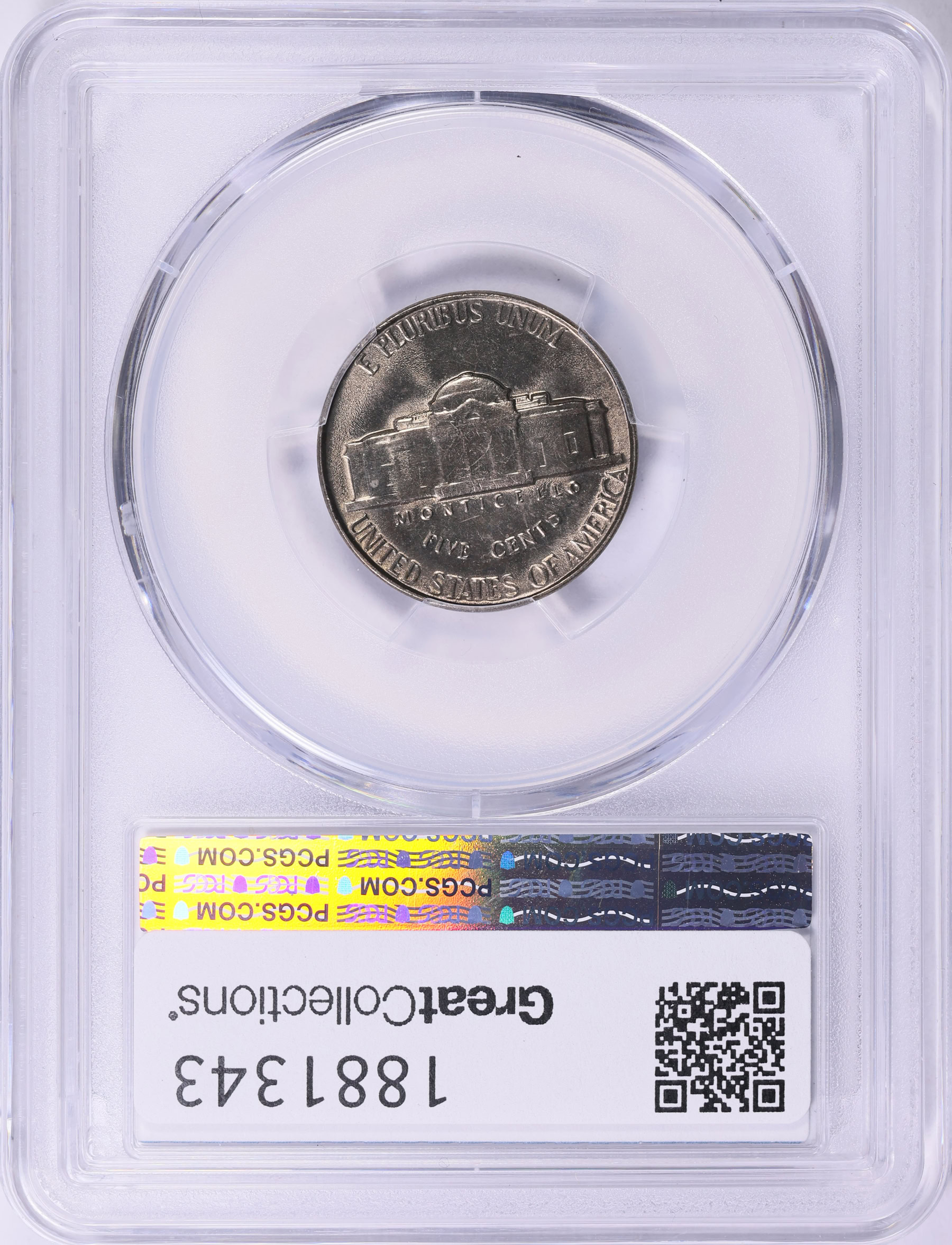 1954 Jefferson Nickel PCGS MS-65 (Item 1881343) | GreatCollections Coin Auctions