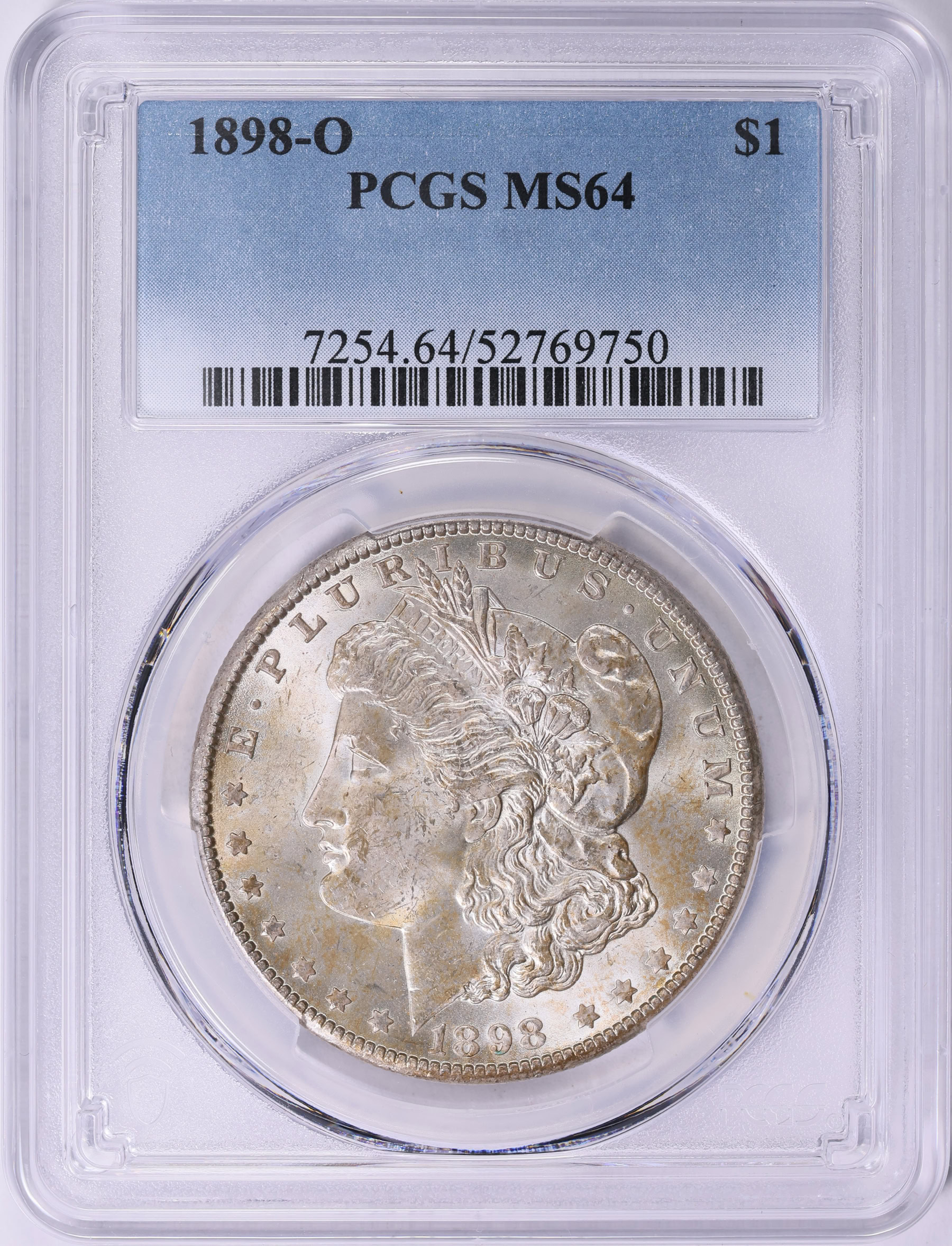 1898-O Morgan Silver Dollar PCGS MS-64 (Item 1881377) | GreatCollections Coin Auctions