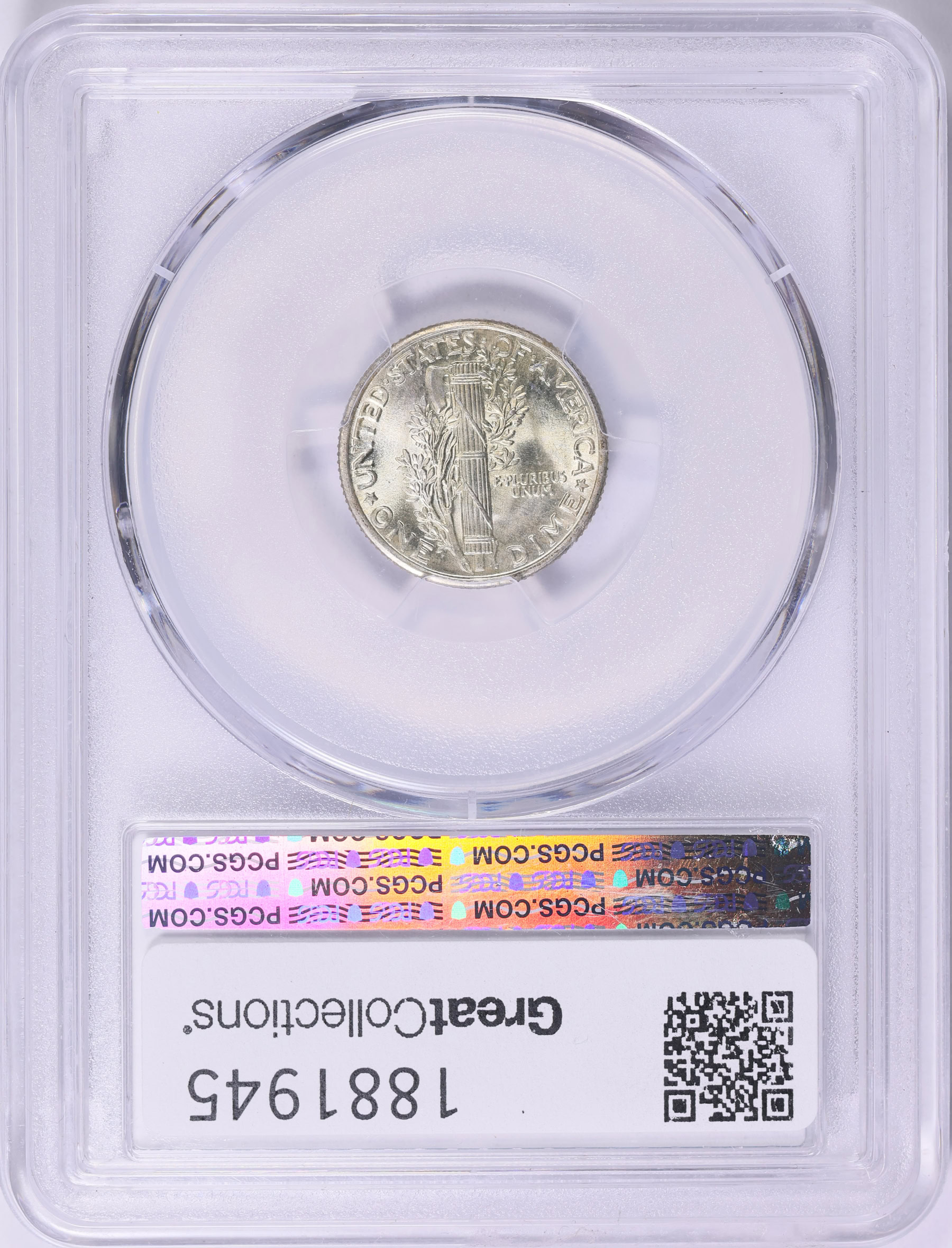 1936 Mercury Dime PCGS MS-66 FB (Item 1881945) | GreatCollections Coin Auctions