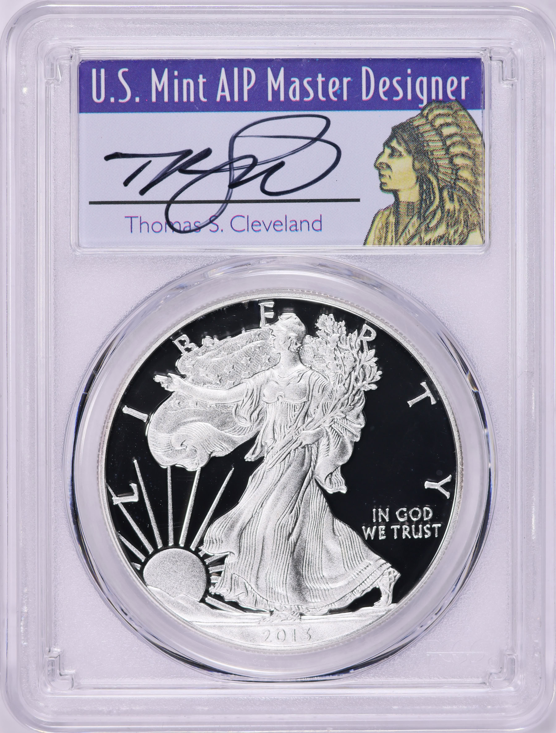 2013-W $1 Silver Eagle PCGS Proof-70 DCAM (U.S. Mint AIP Master ...