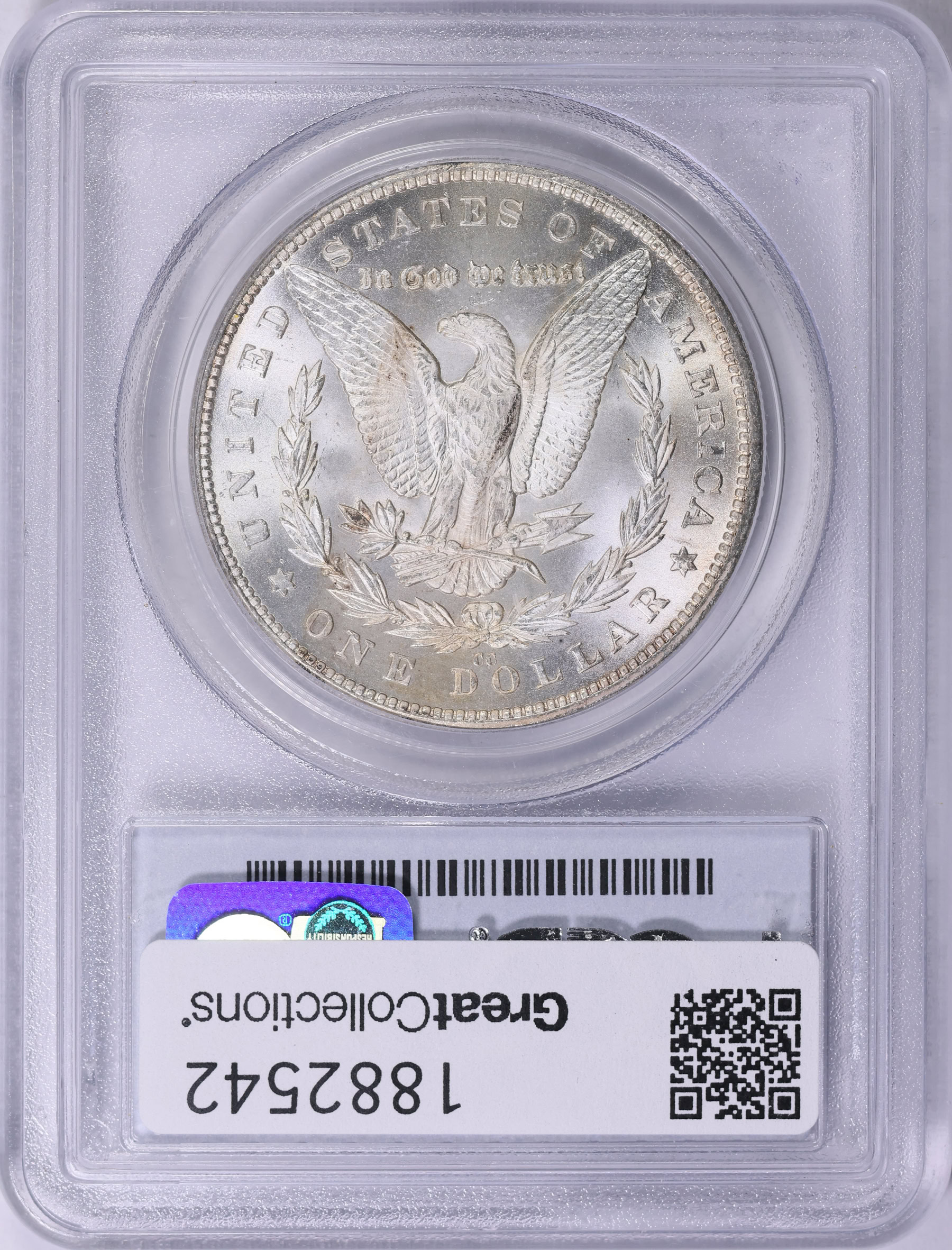 1880-CC Morgan Silver Dollar PCGS MS-65 (Item 1882542) | GreatCollections Coin Auctions