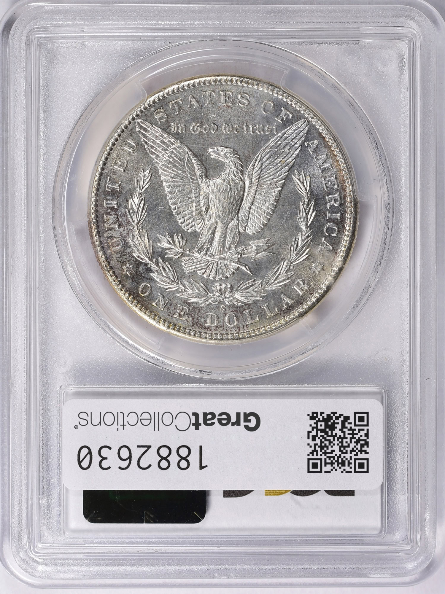 1899-S Morgan Silver Dollar PCGS MS-64+ PL (CAC Green) (Item 1882630) | GreatCollections Coin ...