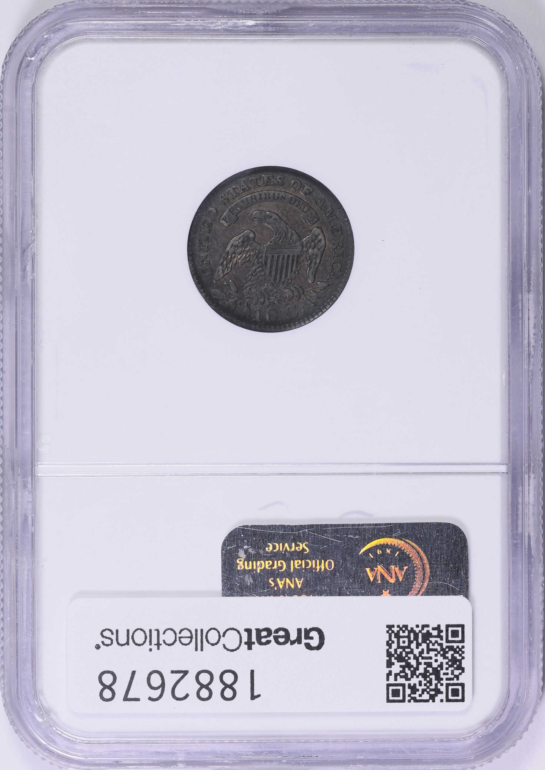 1827 Capped Bust Dime NGC XF-45 (Item 1882678) | GreatCollections Coin Auctions