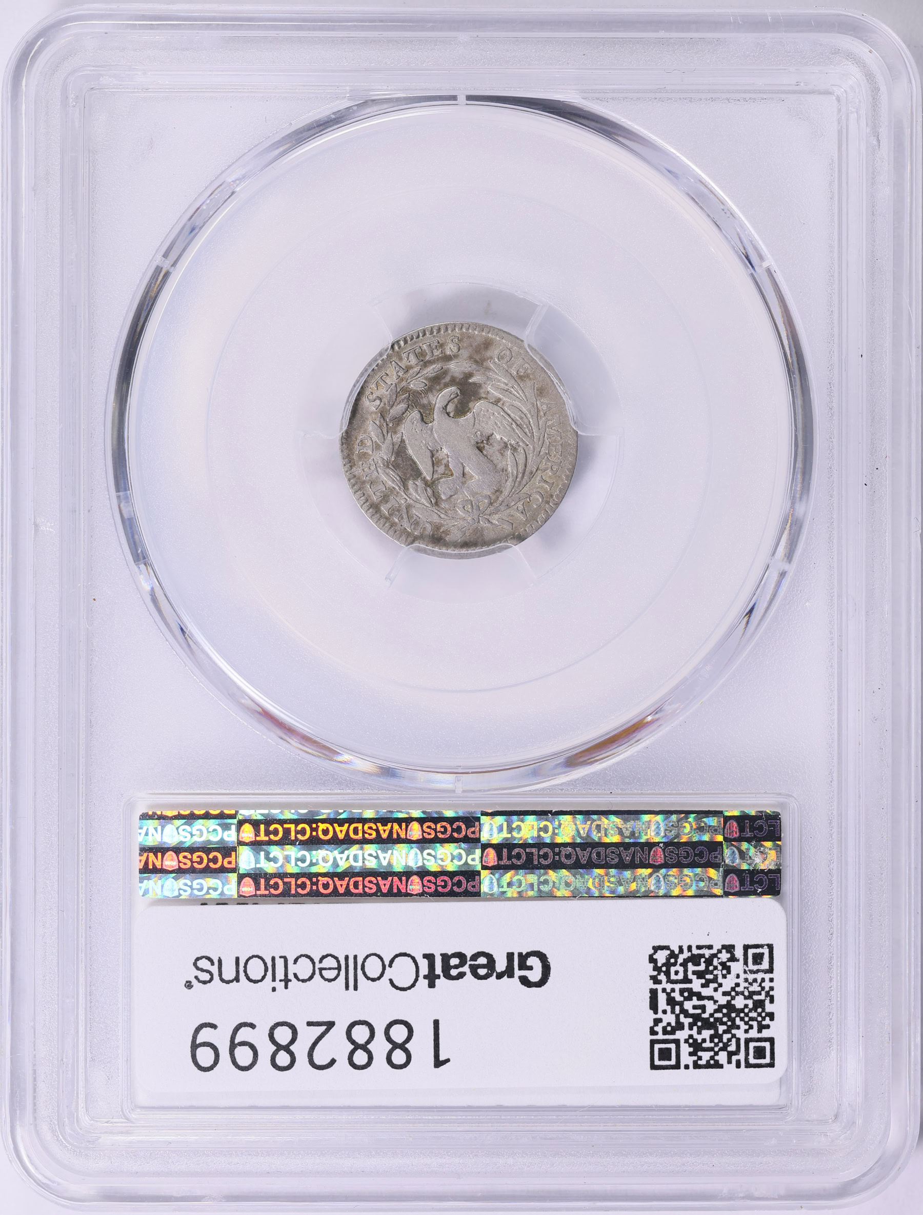 1797 Draped Bust Half Dime 16 Stars PCGS Genuine XF Details (Item ...