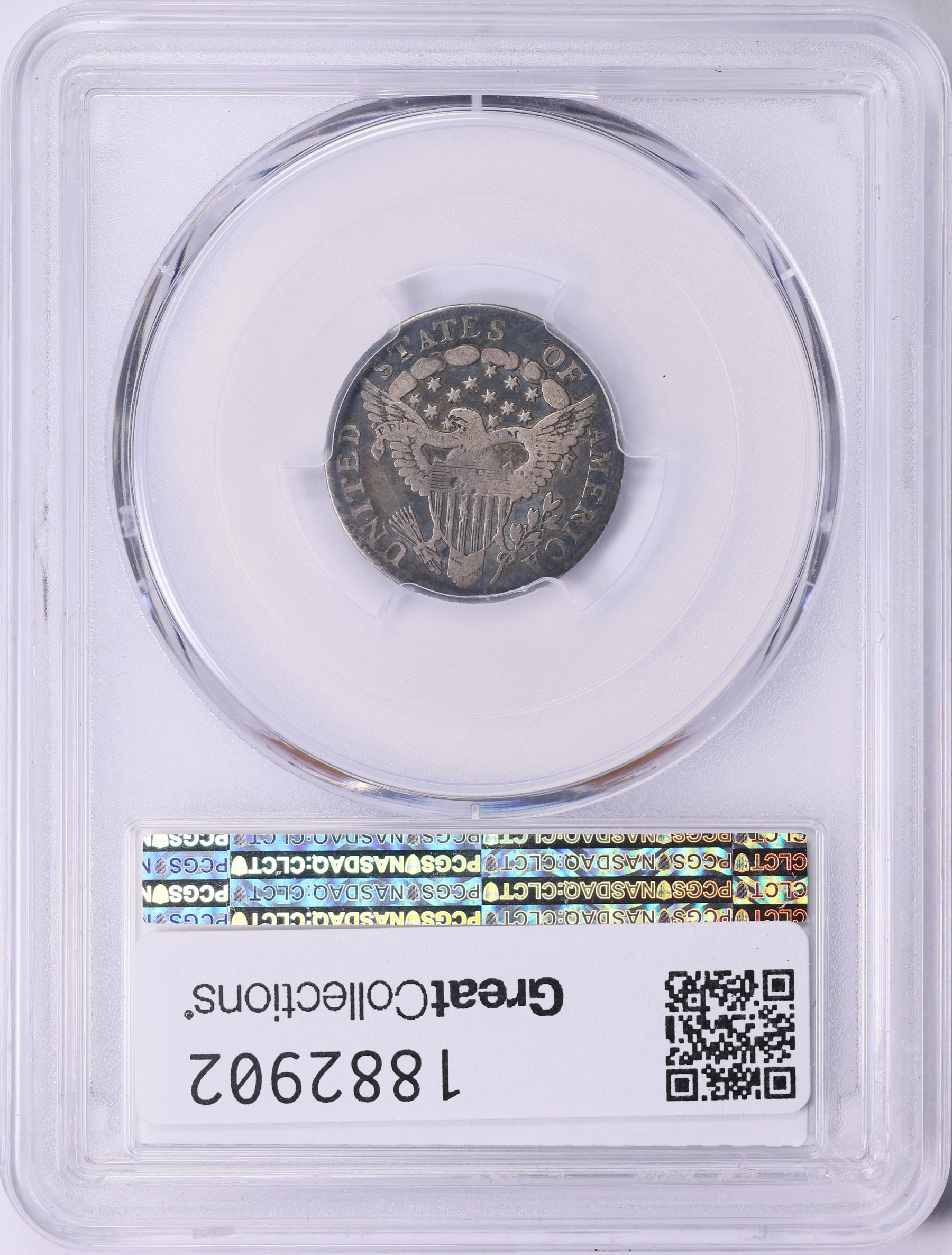 1798/97 Draped Bust Dime 13 Stars Reverse PCGS Genuine Fine Details ...