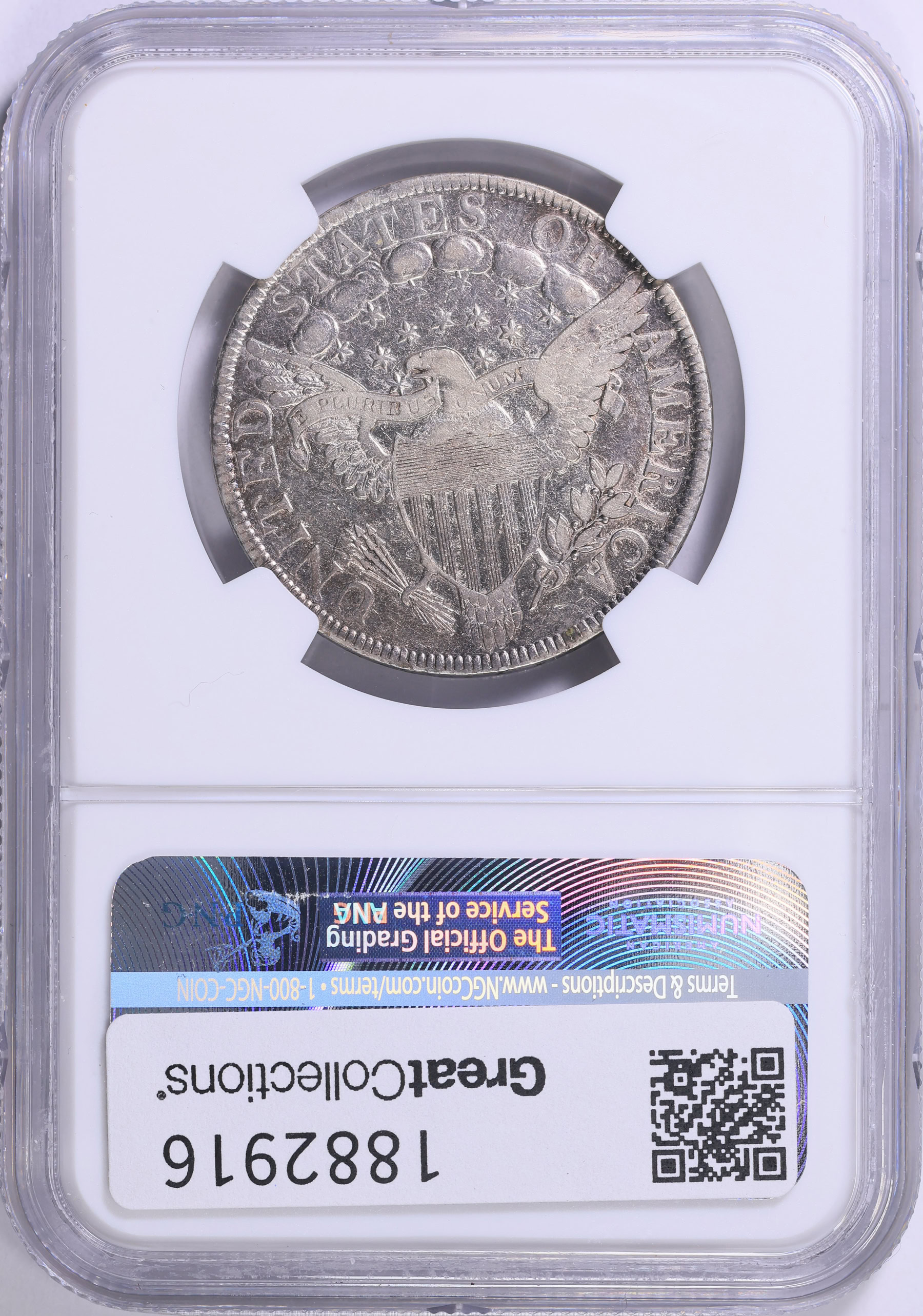 1803 Draped Bust Half Dollar Large 3, Small Reverse Stars Overton 101 ...