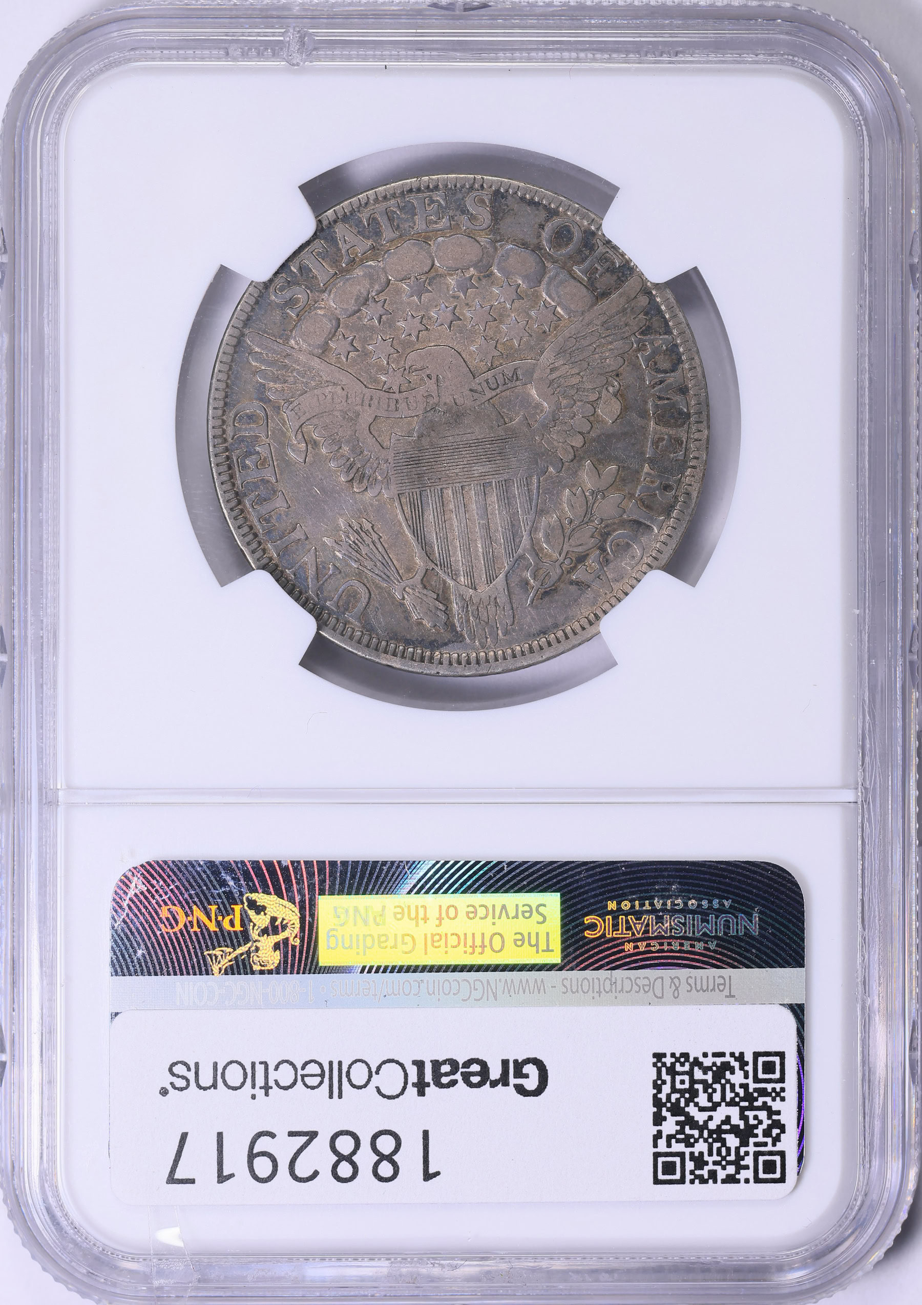1803 Draped Bust Half Dollar Large 3 Large Reverse Stars Overton 103 ...