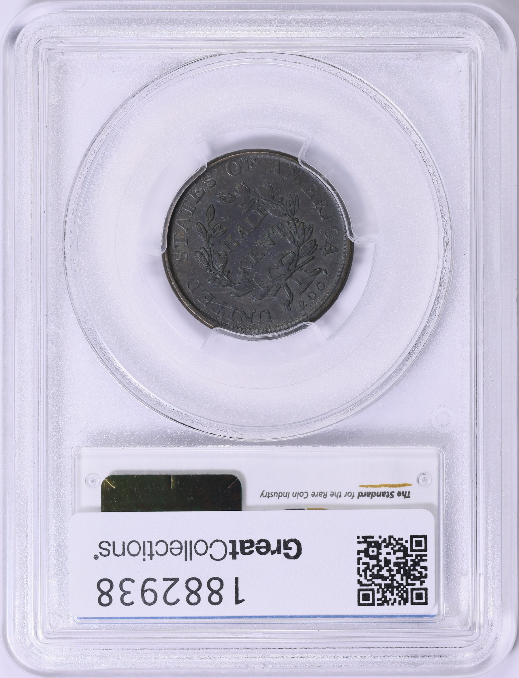 1807 Draped Bust Half Cent PCGS AU-53 BN (Item 1882938 ...