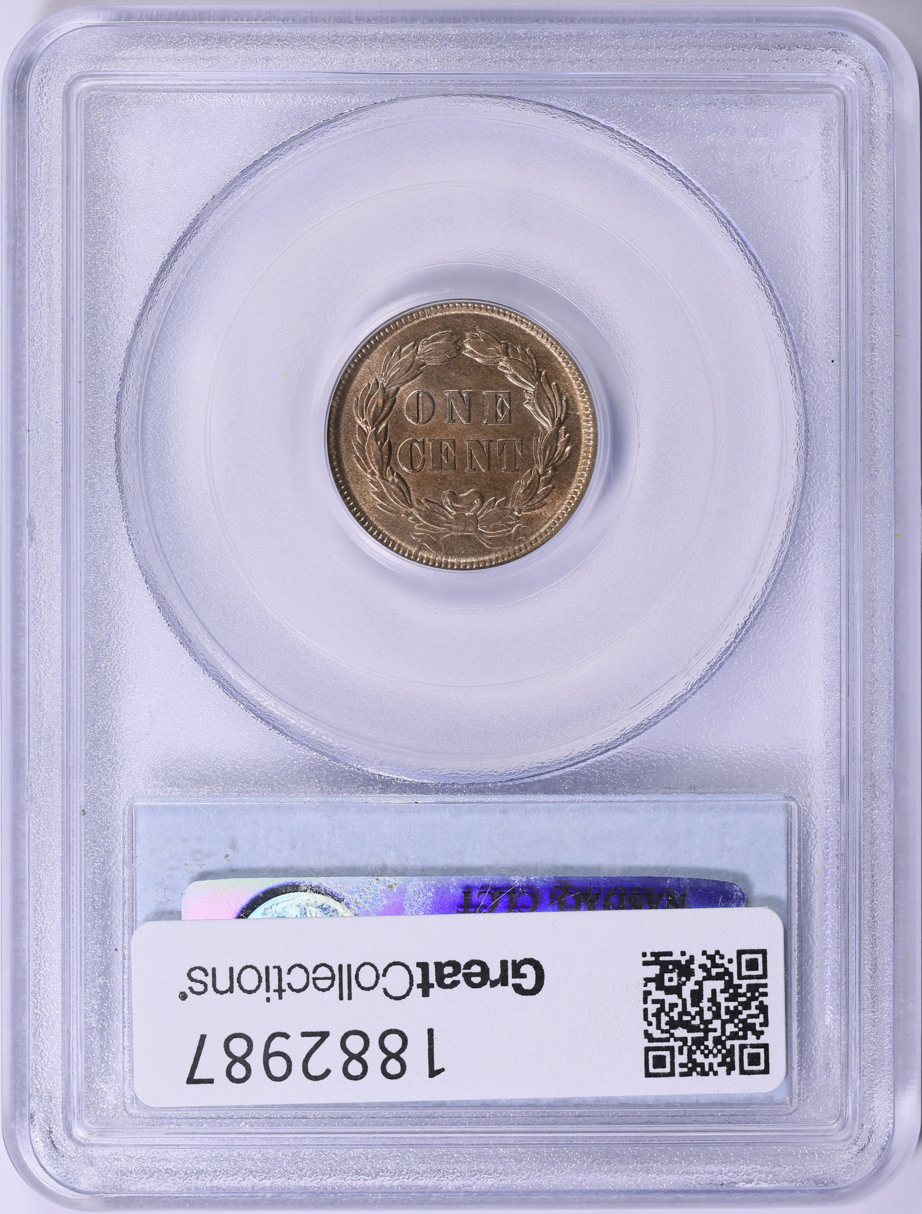 1859 Indian Cent PCGS MS-64 (CAC Green) (Eagle Eye Seal) (Item 1882987) | GreatCollections Coin ...