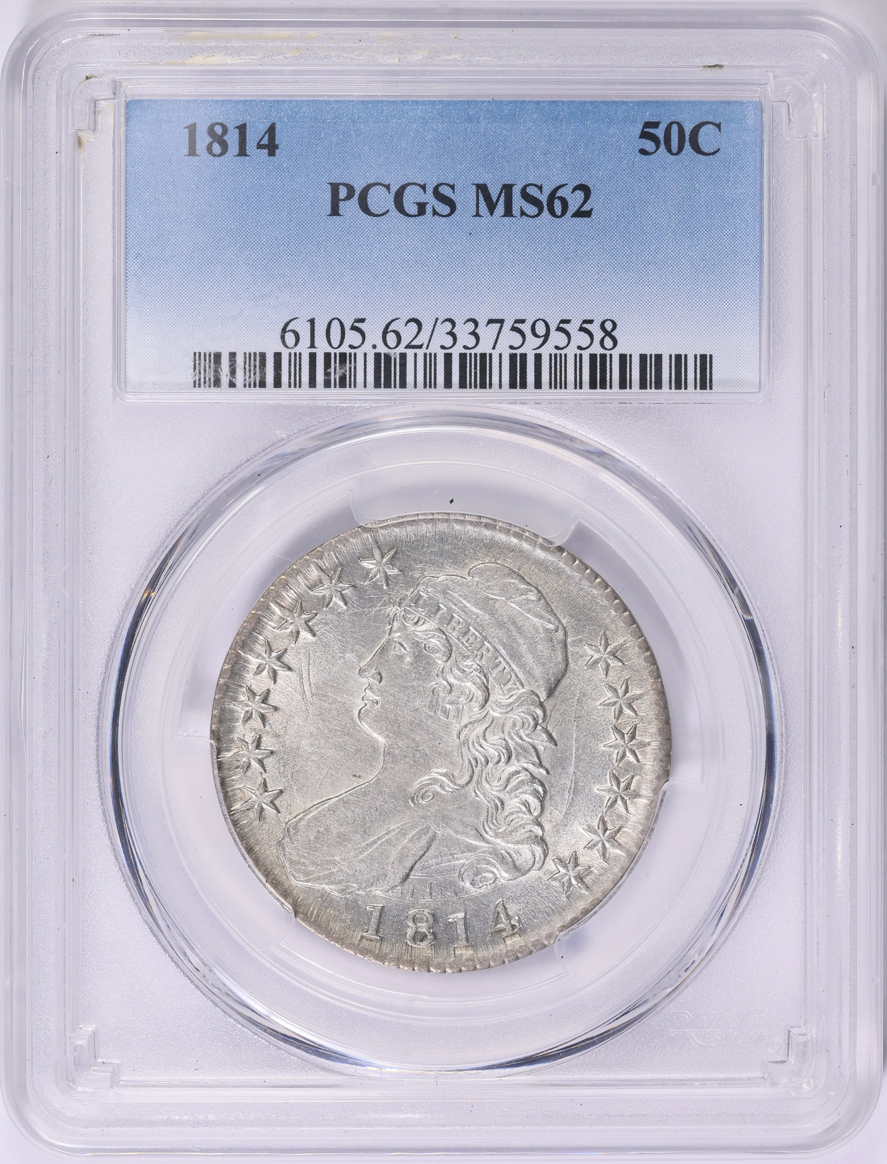 1814 Capped Bust Half Dollar PCGS MS-62 (Item 1883040 ...
