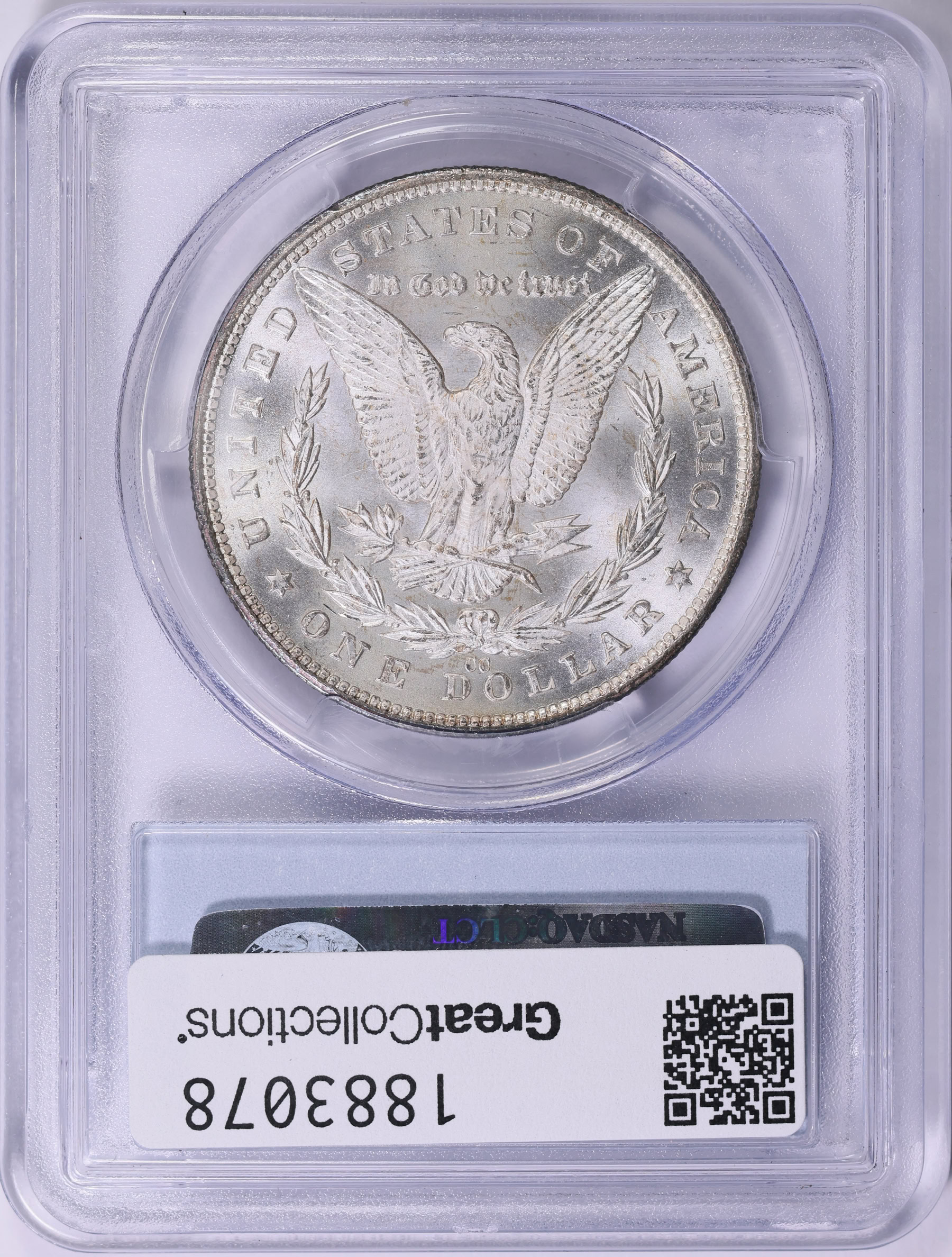 1881-CC Morgan Silver Dollar PCGS MS-65+ (CAC Green) (Item 1883078) | GreatCollections Coin Auctions