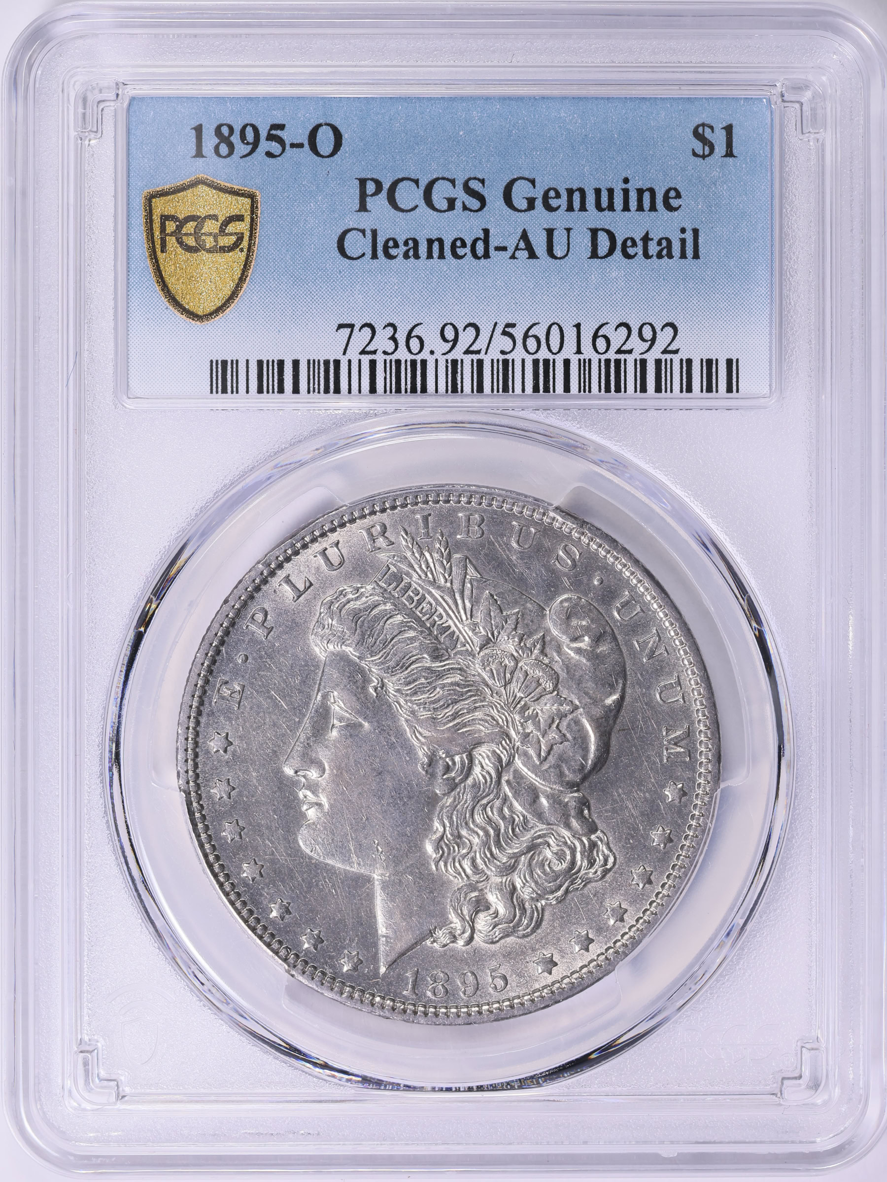 1895-O Morgan Silver Dollar PCGS Genuine AU Details (Item 1883104) | GreatCollections Coin Auctions