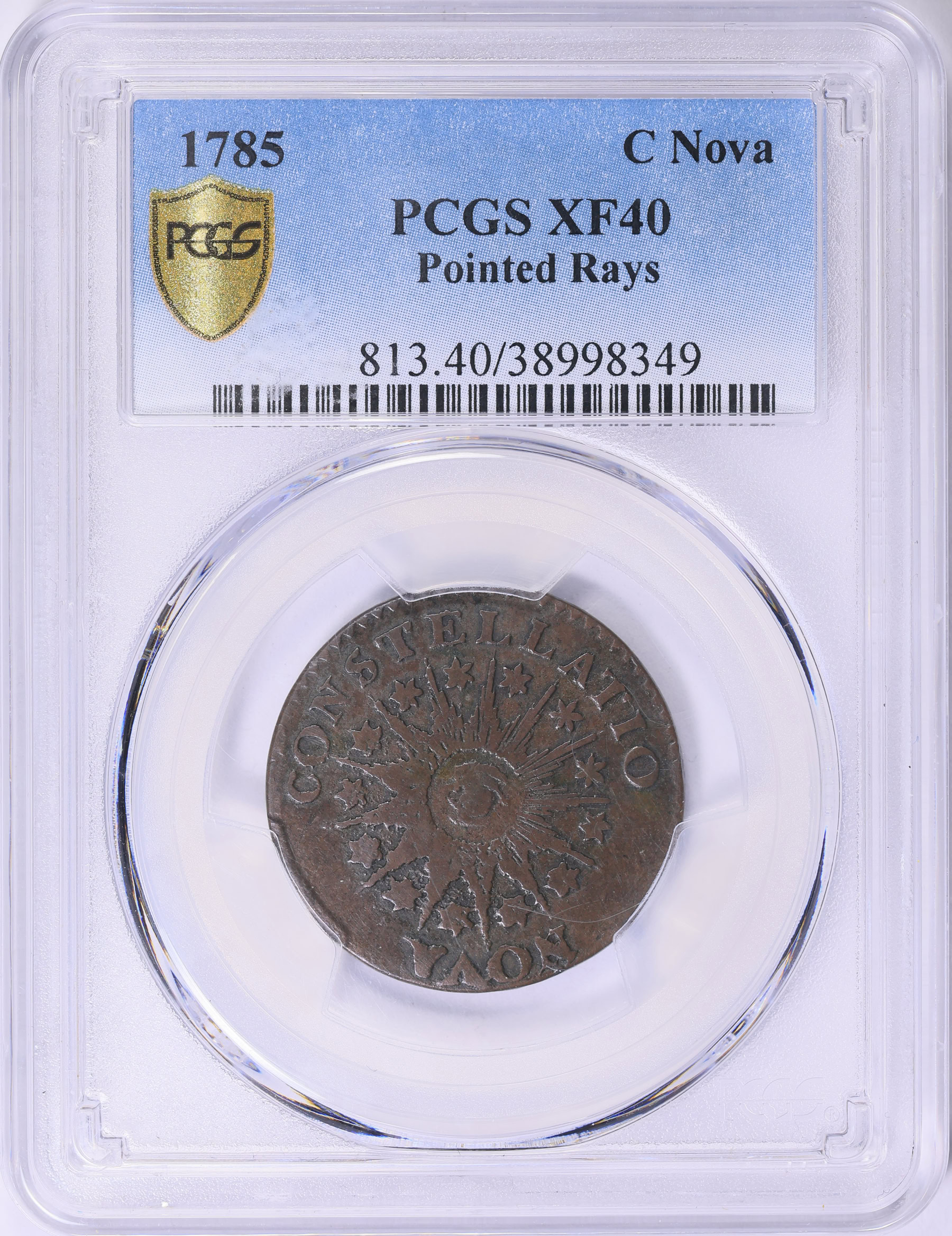 1785 Nova Constellatio Pointed Rays PCGS XF-40 BN (Item 1883117 ...