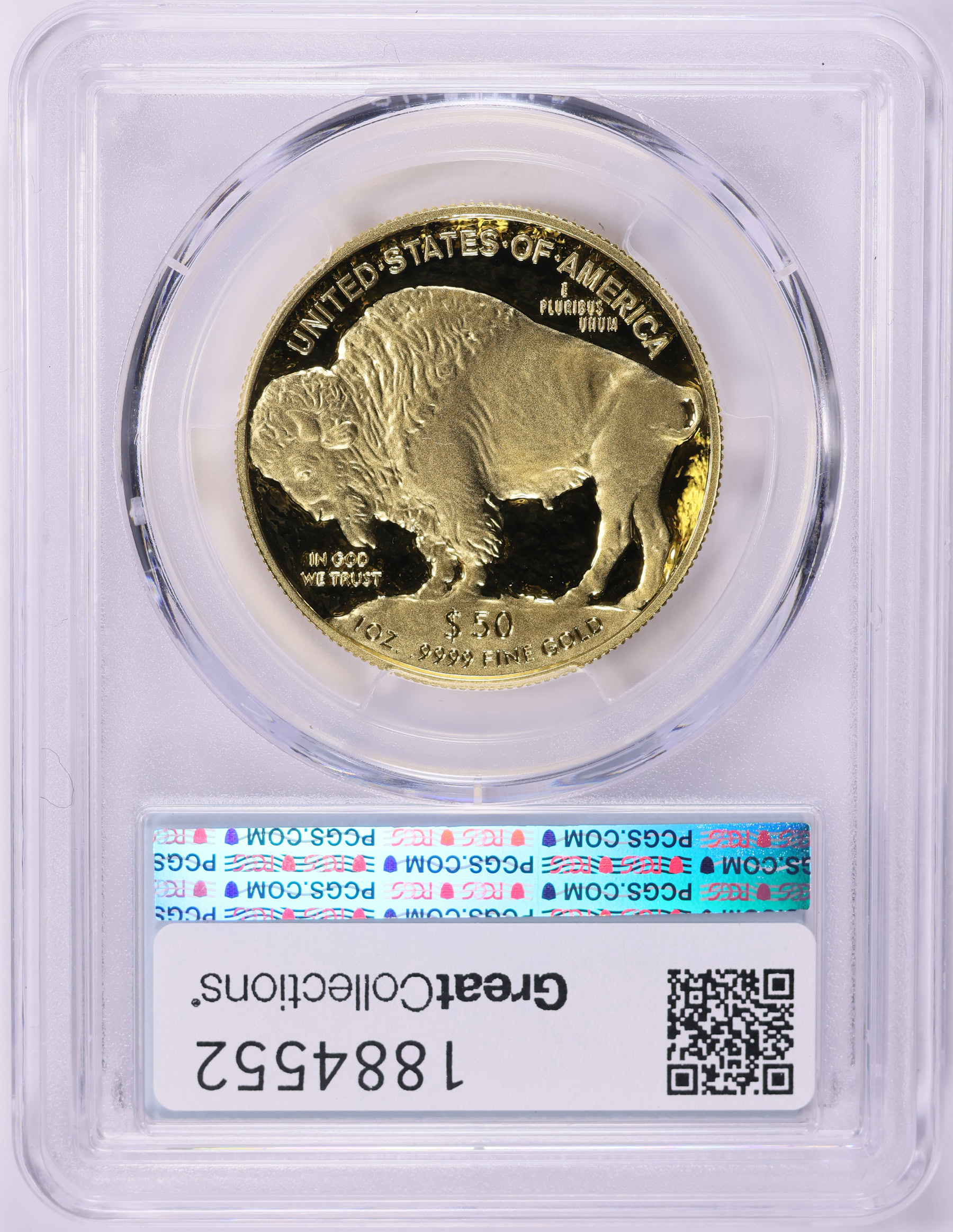 2023-W $50 One-Ounce Gold American Buffalo First Strike PCGS Proof-70 ...