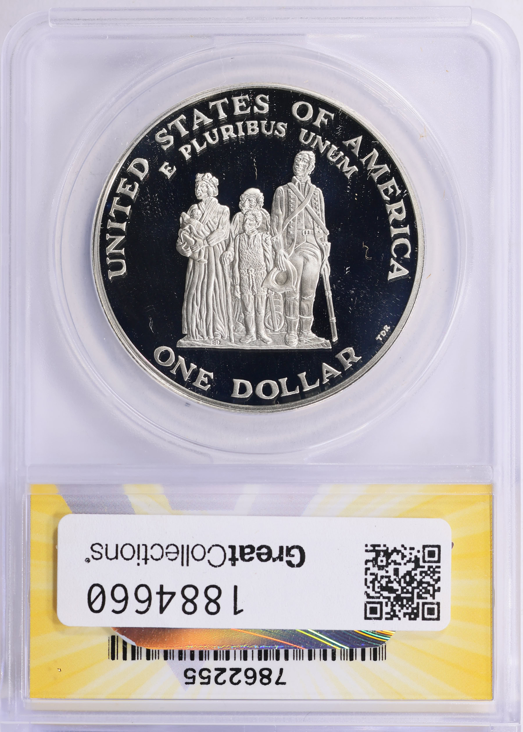 1998-S Black Revolutionary War Patriots Silver Dollar Crispus Attucks ...