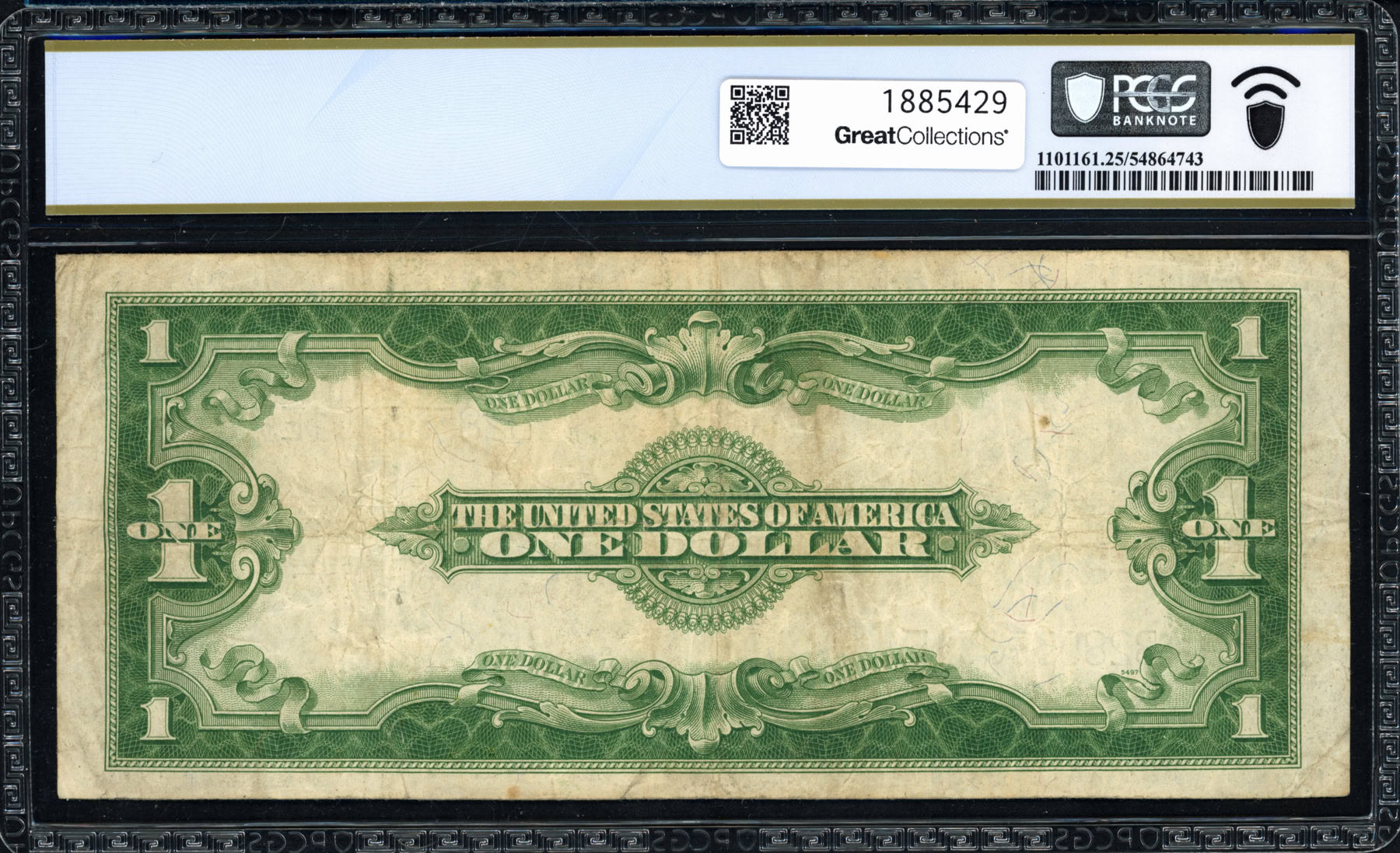 Fr. 238 1923 $1 Silver Certificate Note Woods / White PCGS Banknote ...