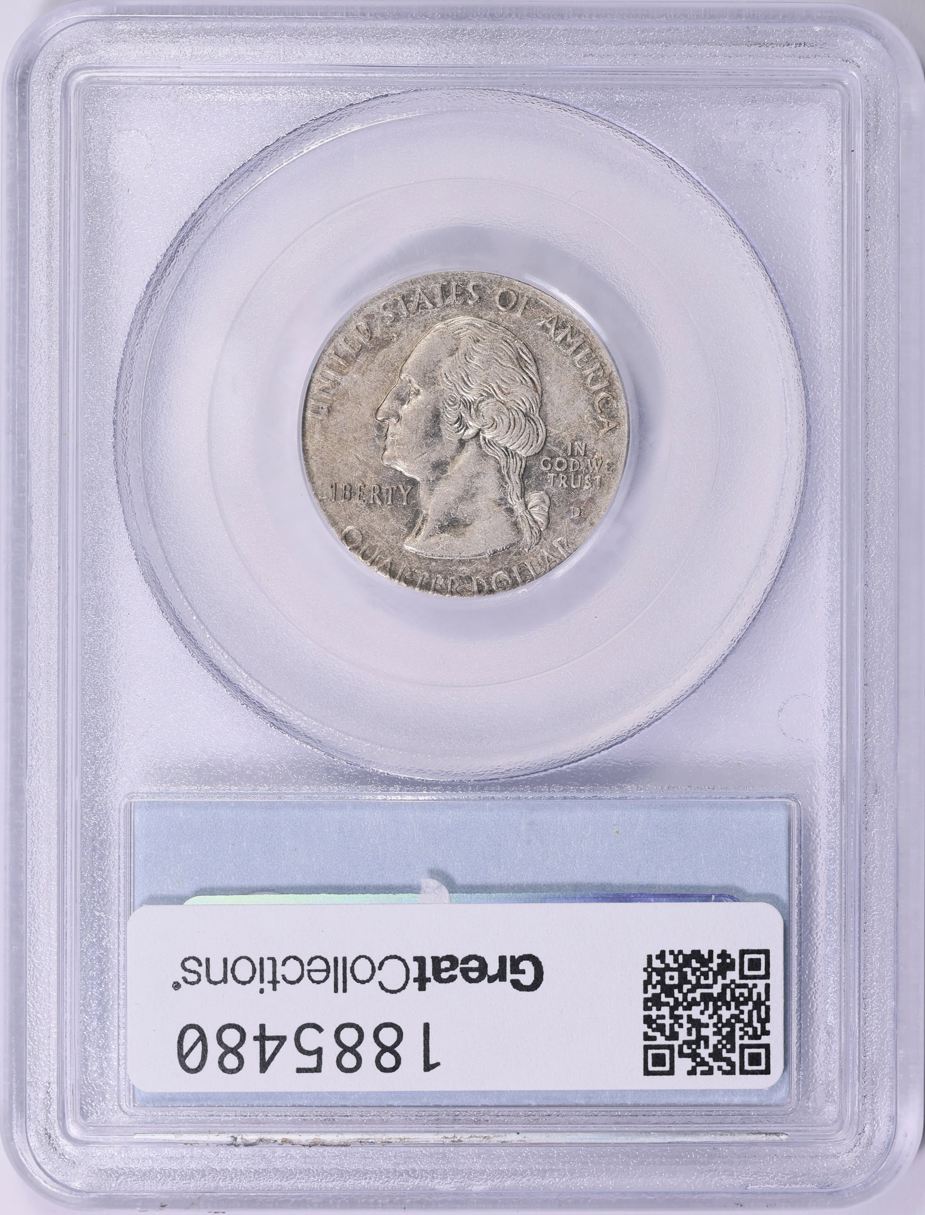 Mint Error 1999-D State Quarter Delaware Struck in 5c Planchet PCGS AU ...