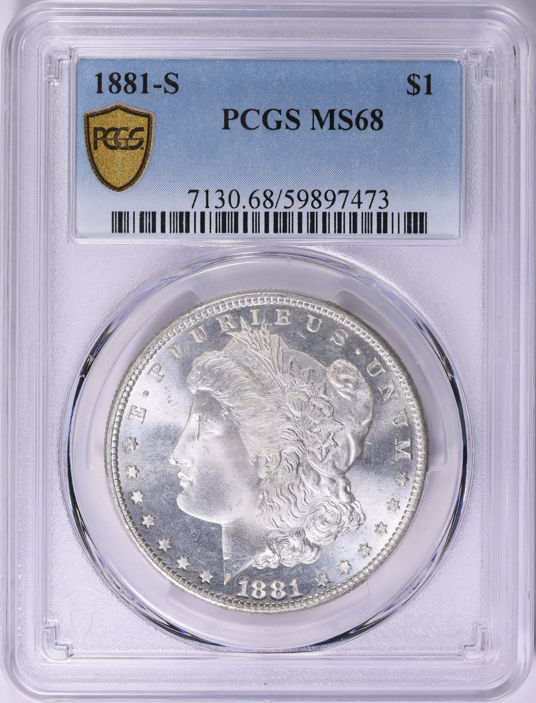 1881-S Morgan Silver Dollar PCGS MS-68 (Item 1885559 ...