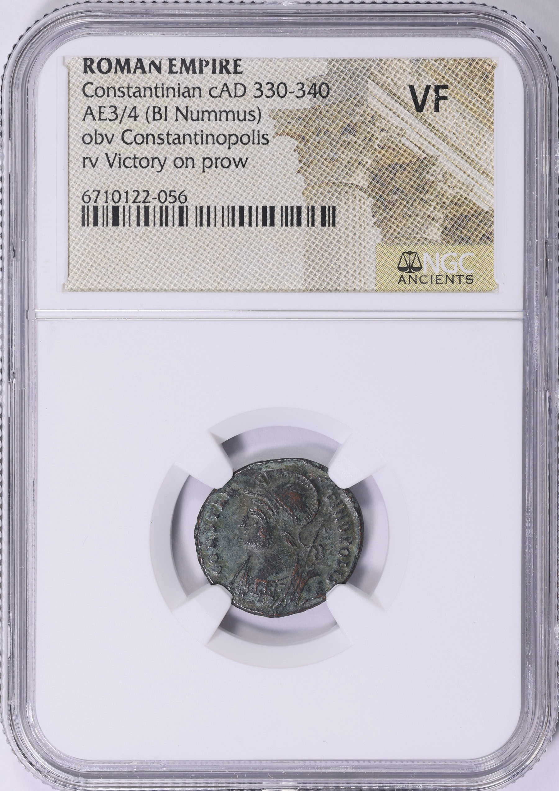 Ancient Roman Empire, Constantinian (A.D. 330-340) AE3/4 (BI Nummus ...