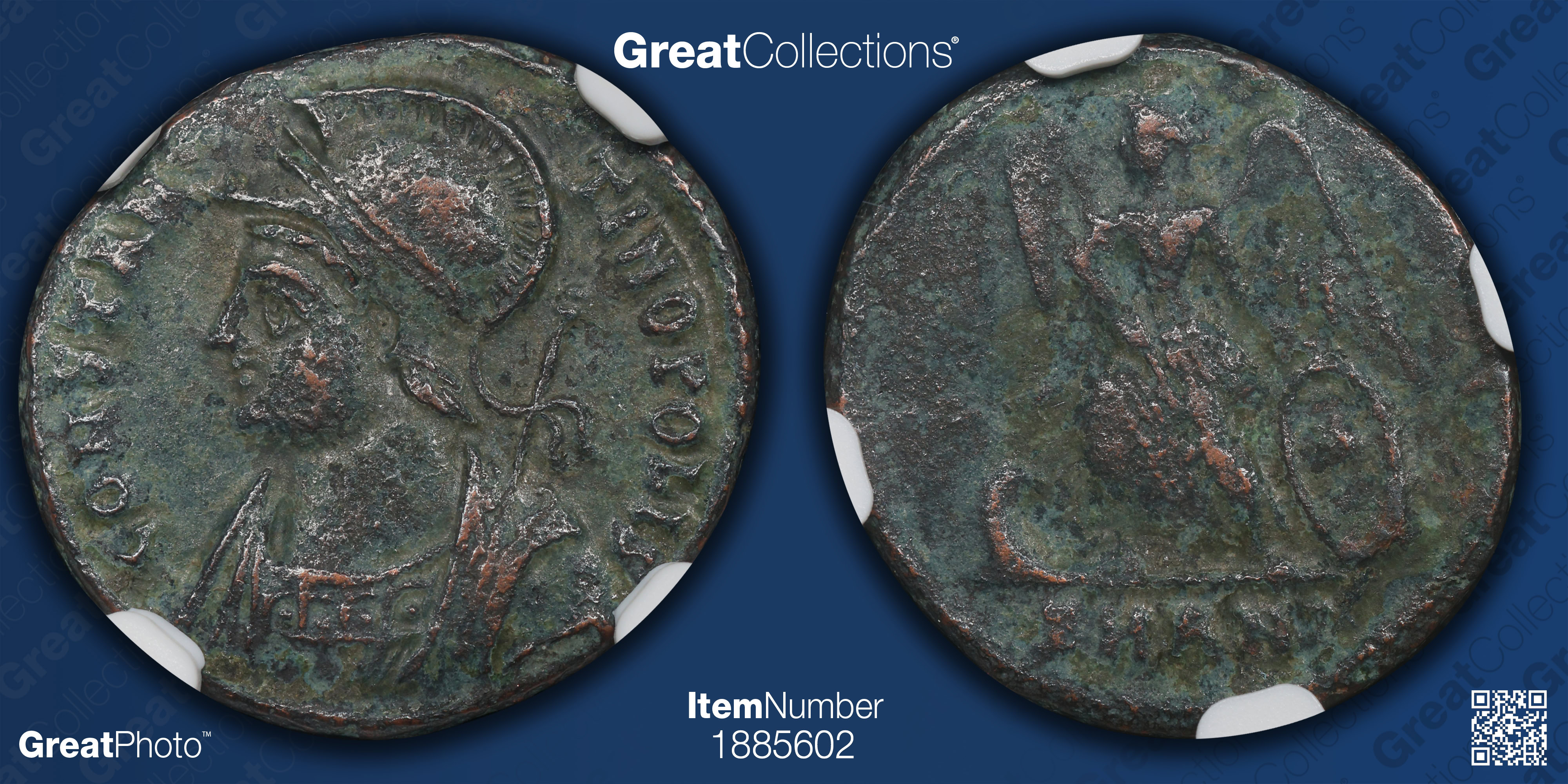 Ancient Roman Empire, Constantinian (A.D. 330-340) AE3/4 (BI Nummus ...