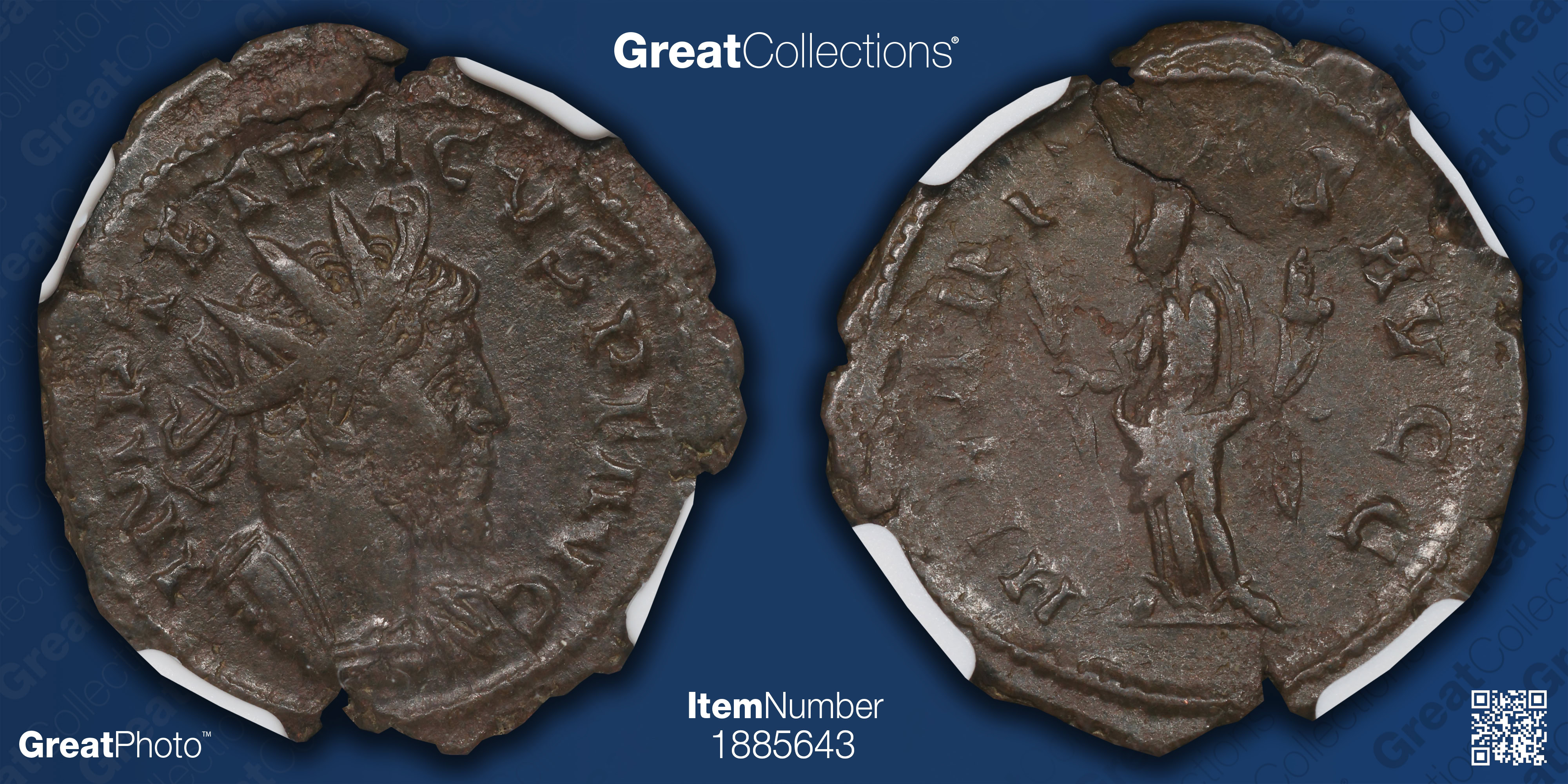 Ancient Roman Empire, Tetricus I (A.D. 271-274) c.A.D. 273-274 BI ...