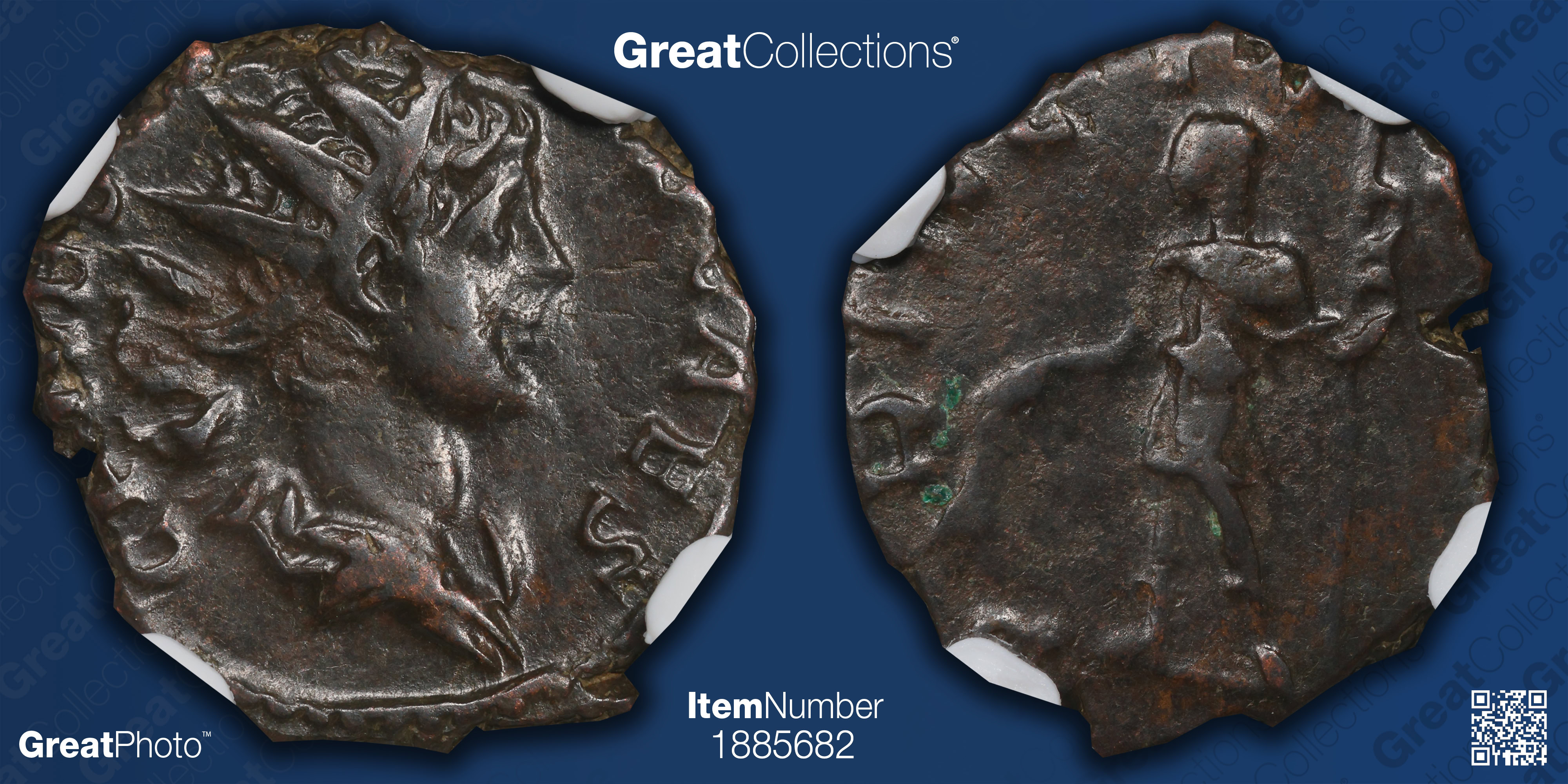 Ancient Roman Empire, Tetricus II as Caesar (A.D. 273-274) BI ...